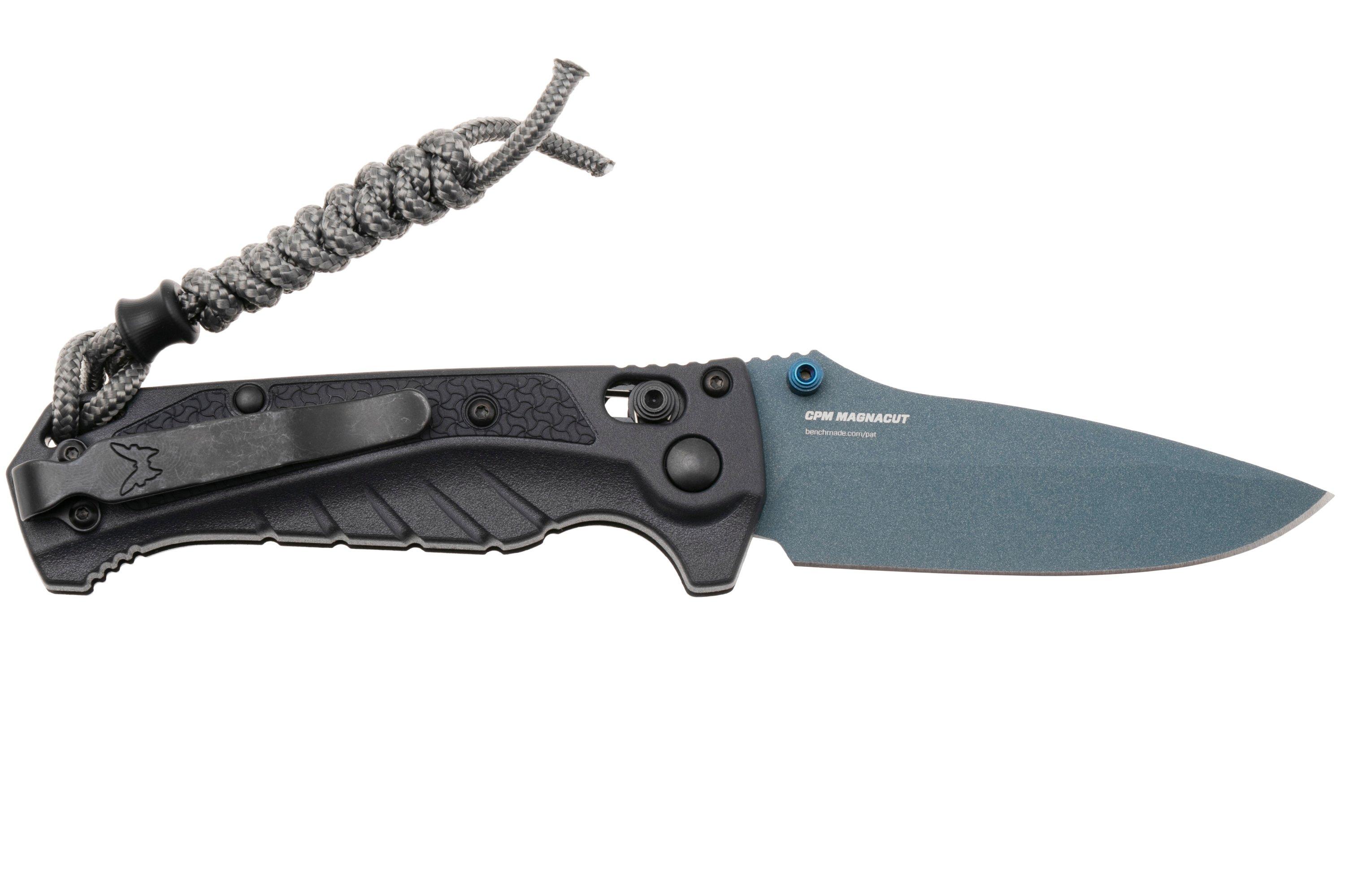 Benchmade Mini Adira 18065BT-01 Blue Titanium Cerakote CPM MagnaCut ...