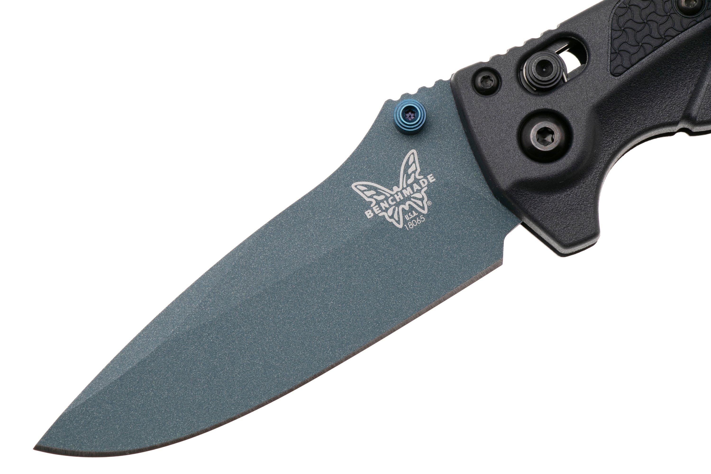 Benchmade Mini Adira 18065BT-01 Blue Titanium Cerakote CPM MagnaCut ...