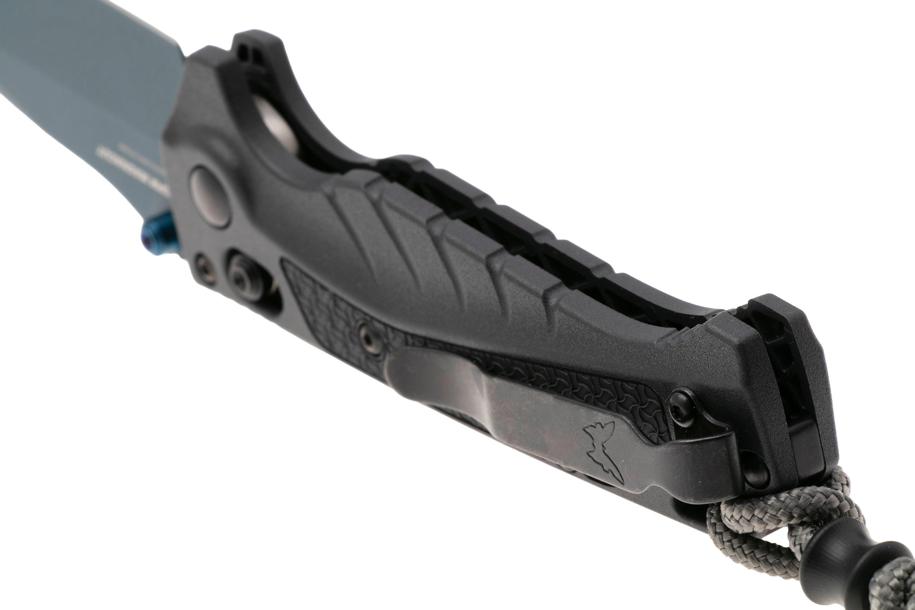 Benchmade Mini Adira 18065BT-01 Blue Titanium Cerakote CPM MagnaCut ...