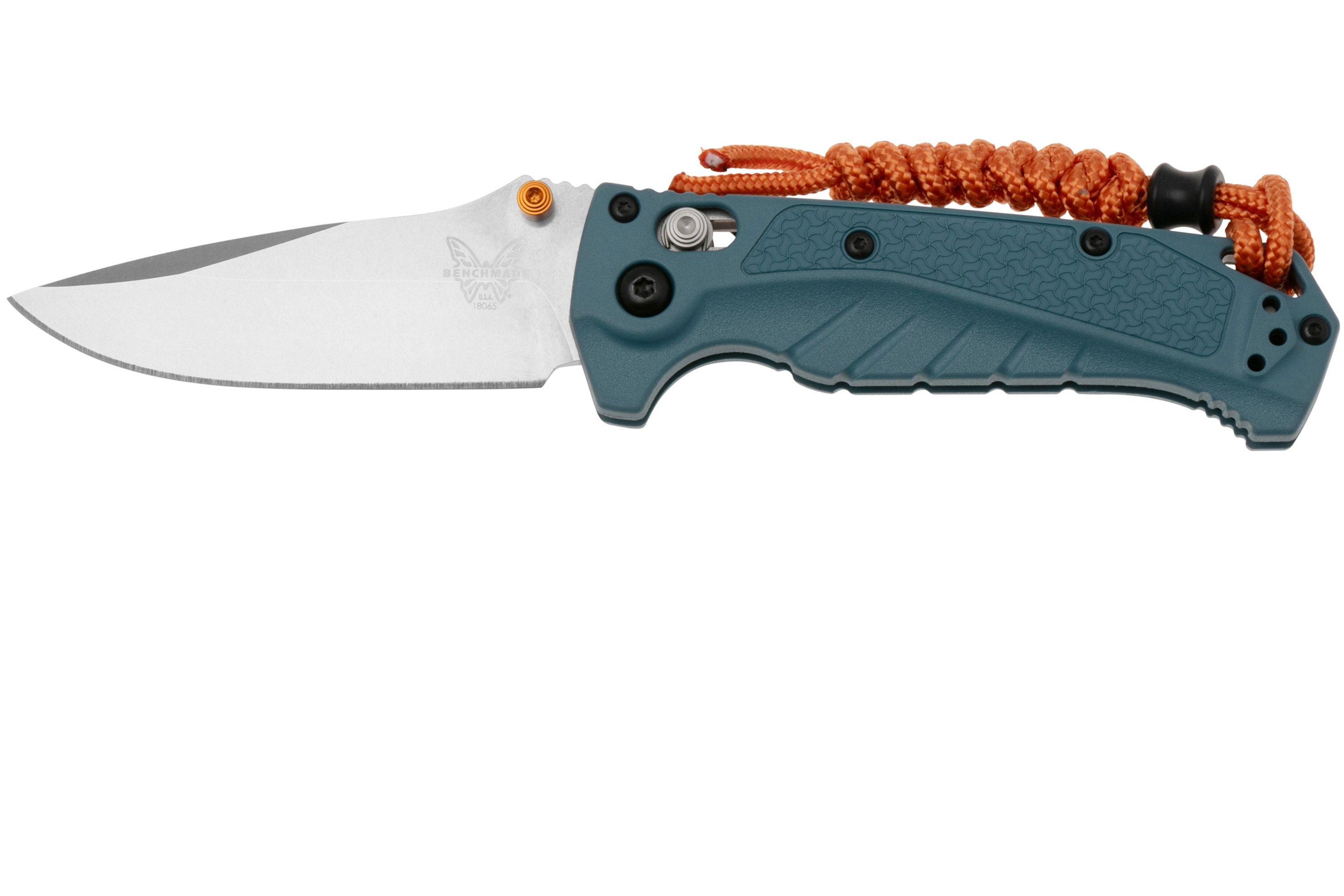 Benchmade Mini Adira 18065 CPM MagnaCut, Depth Blue Grivory pocket ...