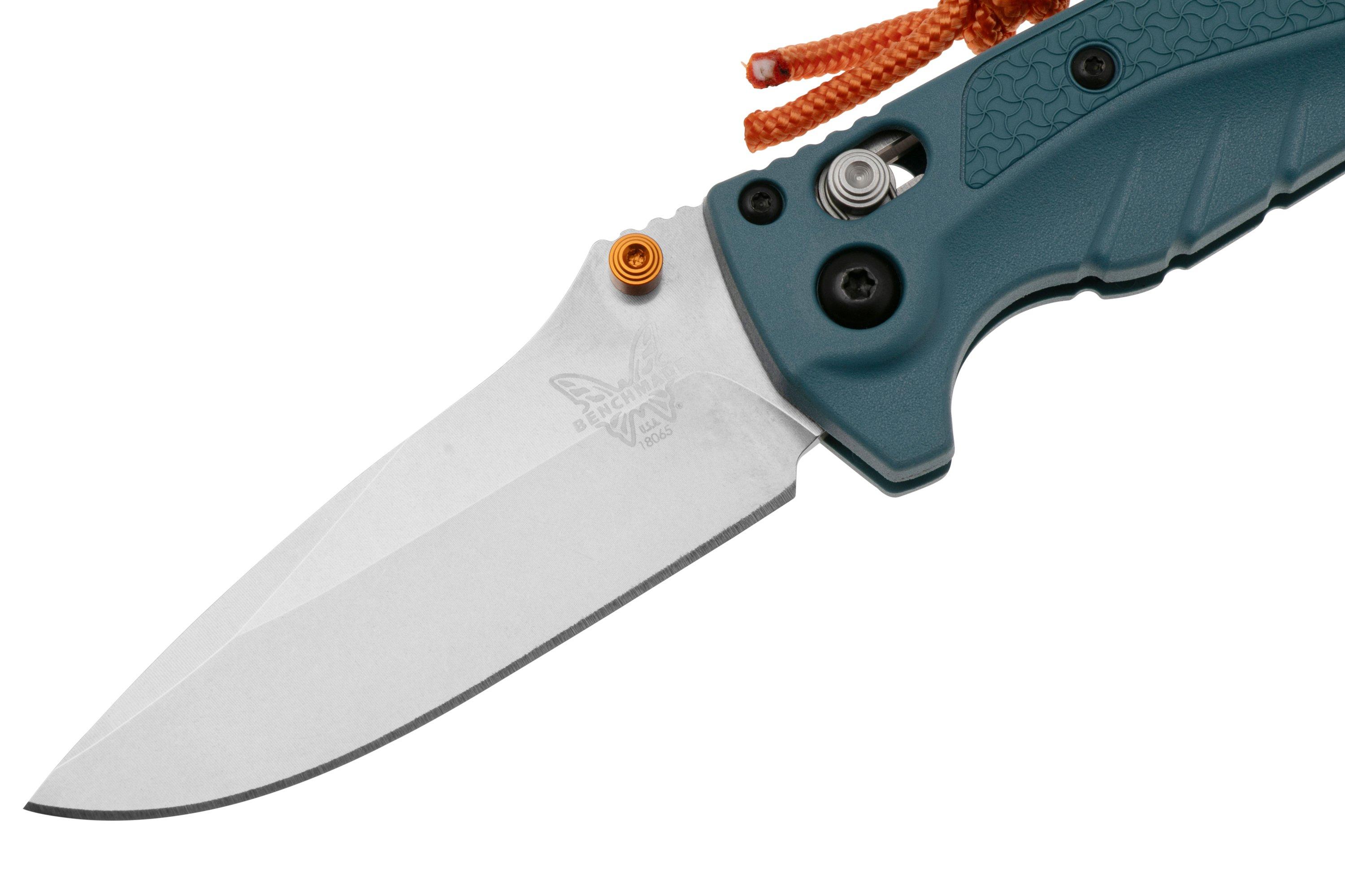 Benchmade Mini Adira 18065 CPM MagnaCut, Depth Blue Grivory pocket ...