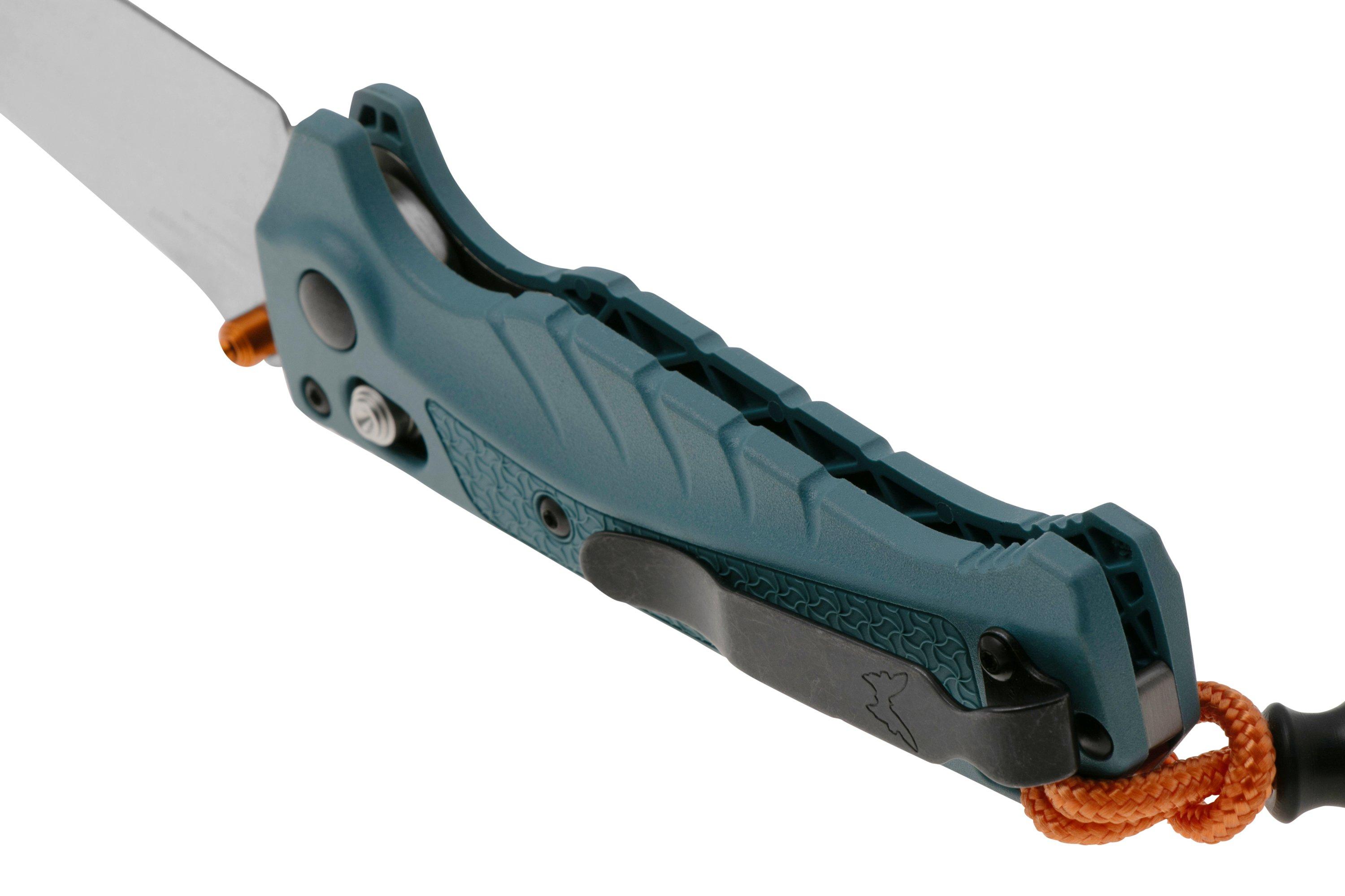 Benchmade Mini Adira 18065 CPM MagnaCut, Depth Blue Grivory pocket ...