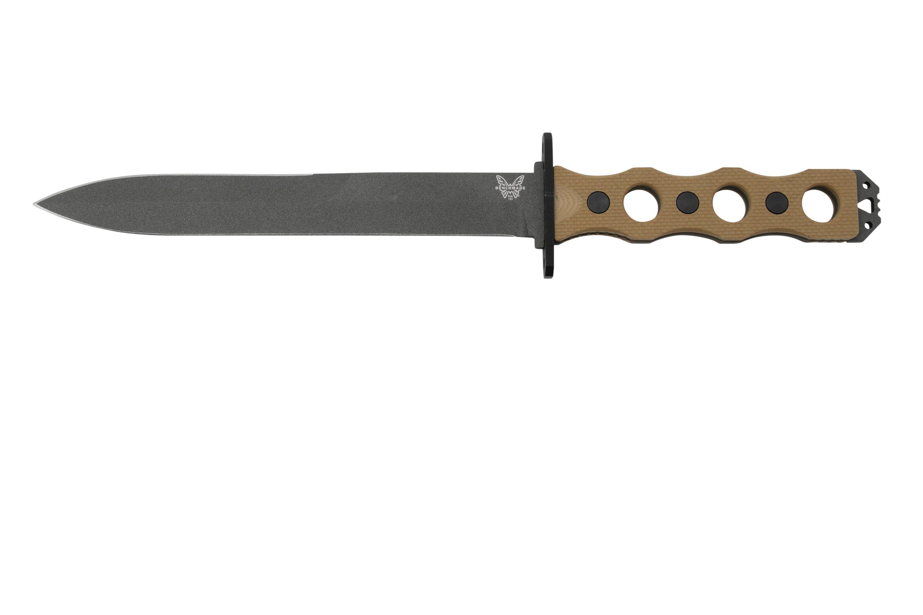 Benchmade SOCP Desert Tan 185BK-1 CPM 3V coltello fisso, Greg Thompson ...