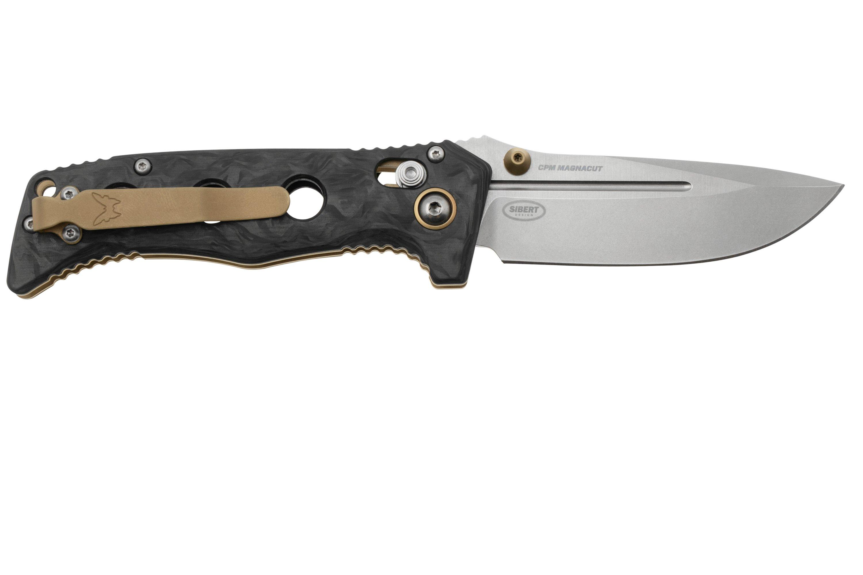 Benchmade Mini Adamas 273-03, CPM-MagnaCut, Marbled Carbon Fiber ...