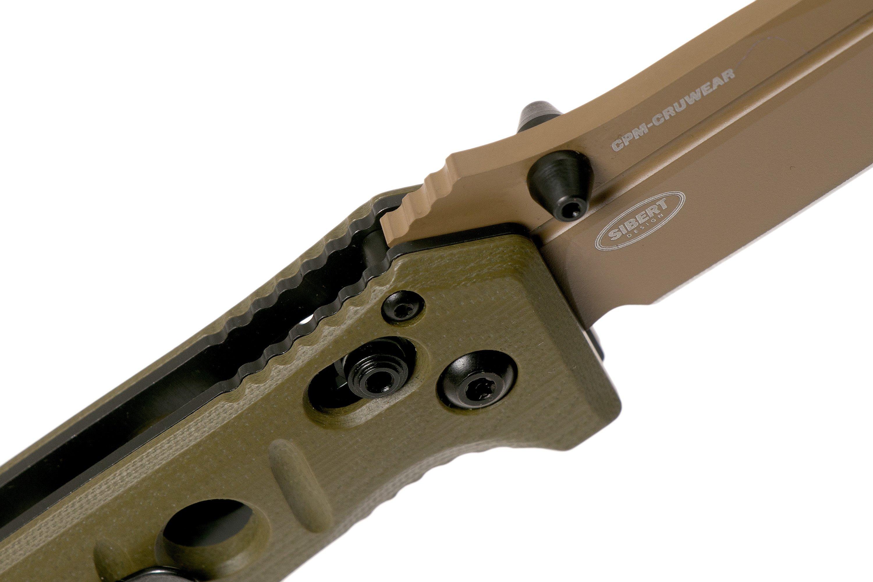 Benchmade 273FE-2 Sibert Mini Adamas OD Green G10, Flat Earth pocket ...