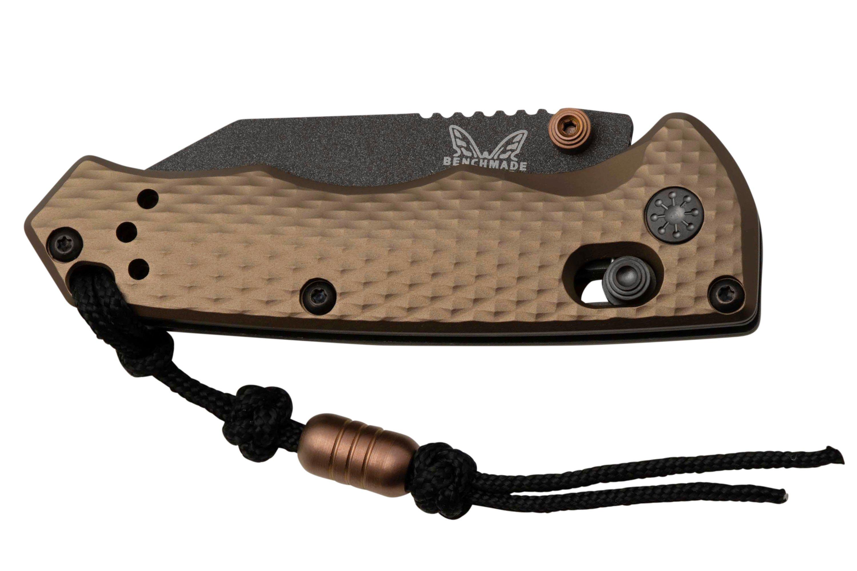 Benchmade 290BK-1 Full Immunity Burnt Bronze pocket knife ...