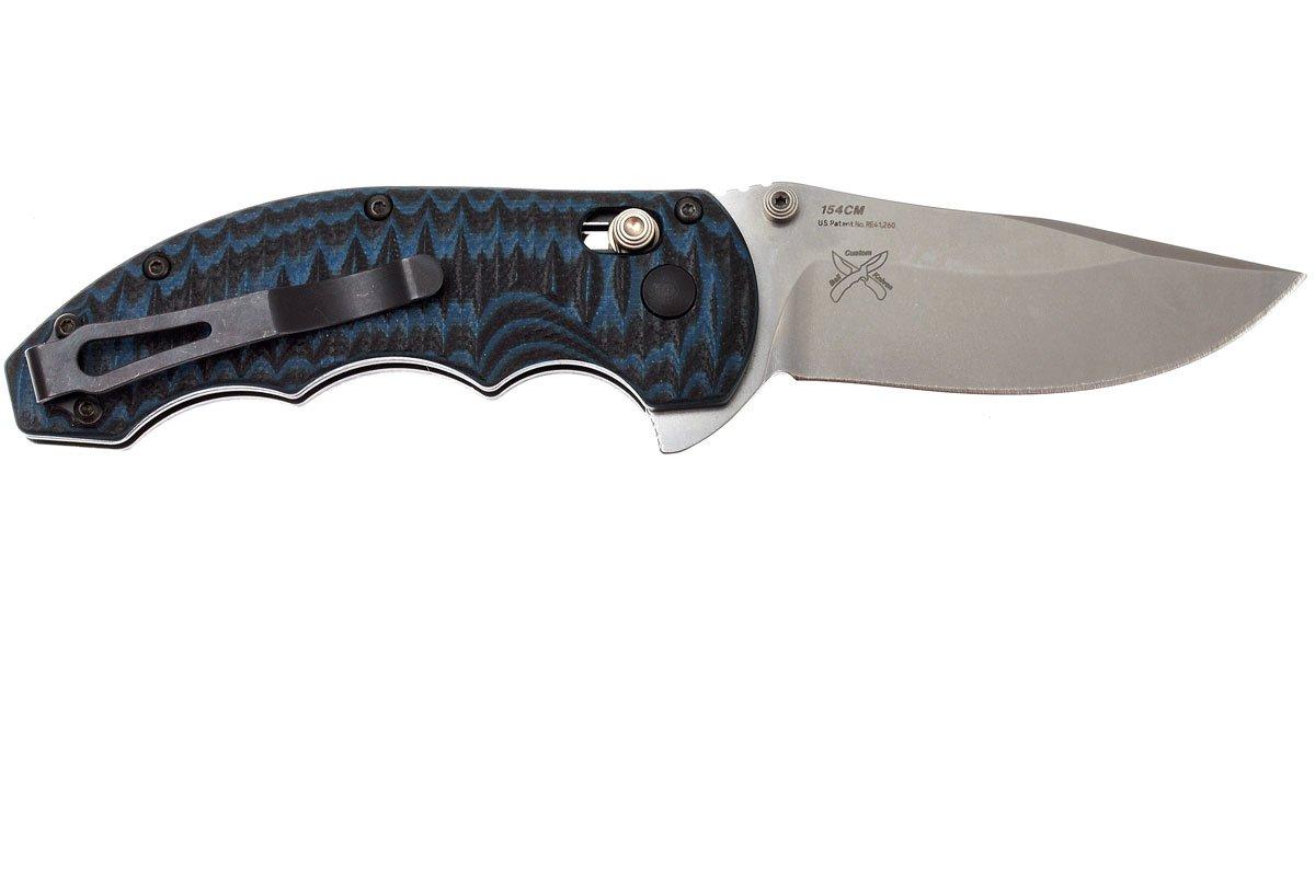 Benchmade 300-1 Axis Flipper, black/blue | Advantageously shopping at ...