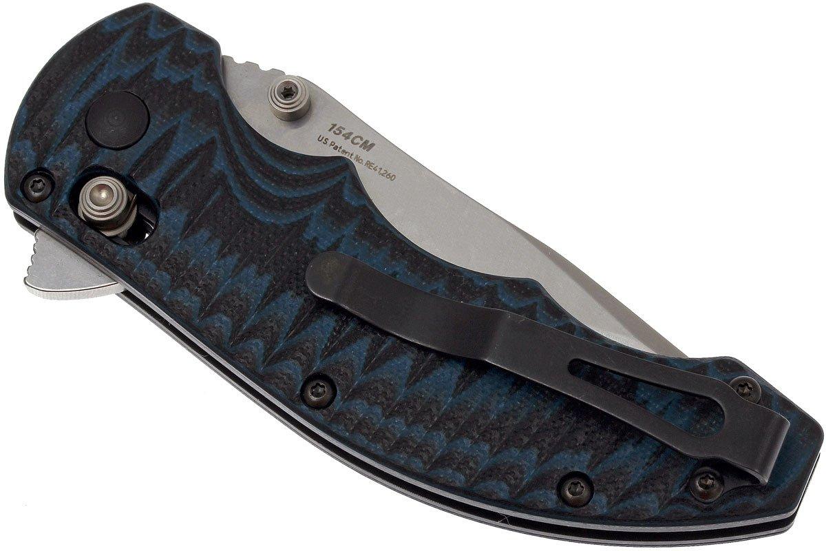 Benchmade 300-1 Axis Flipper, black/blue | Advantageously shopping at ...