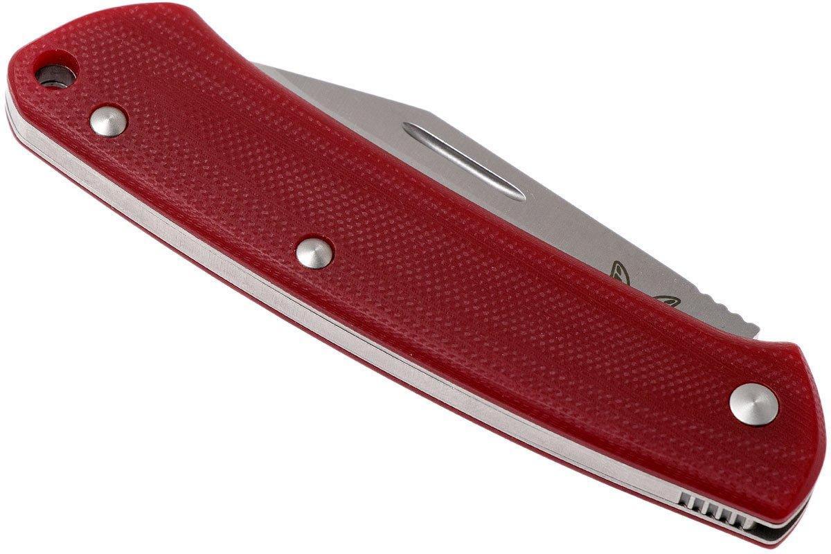 Benchmade Proper 318-1 Clippoint, Red G10 Slipjoint pocket knife ...
