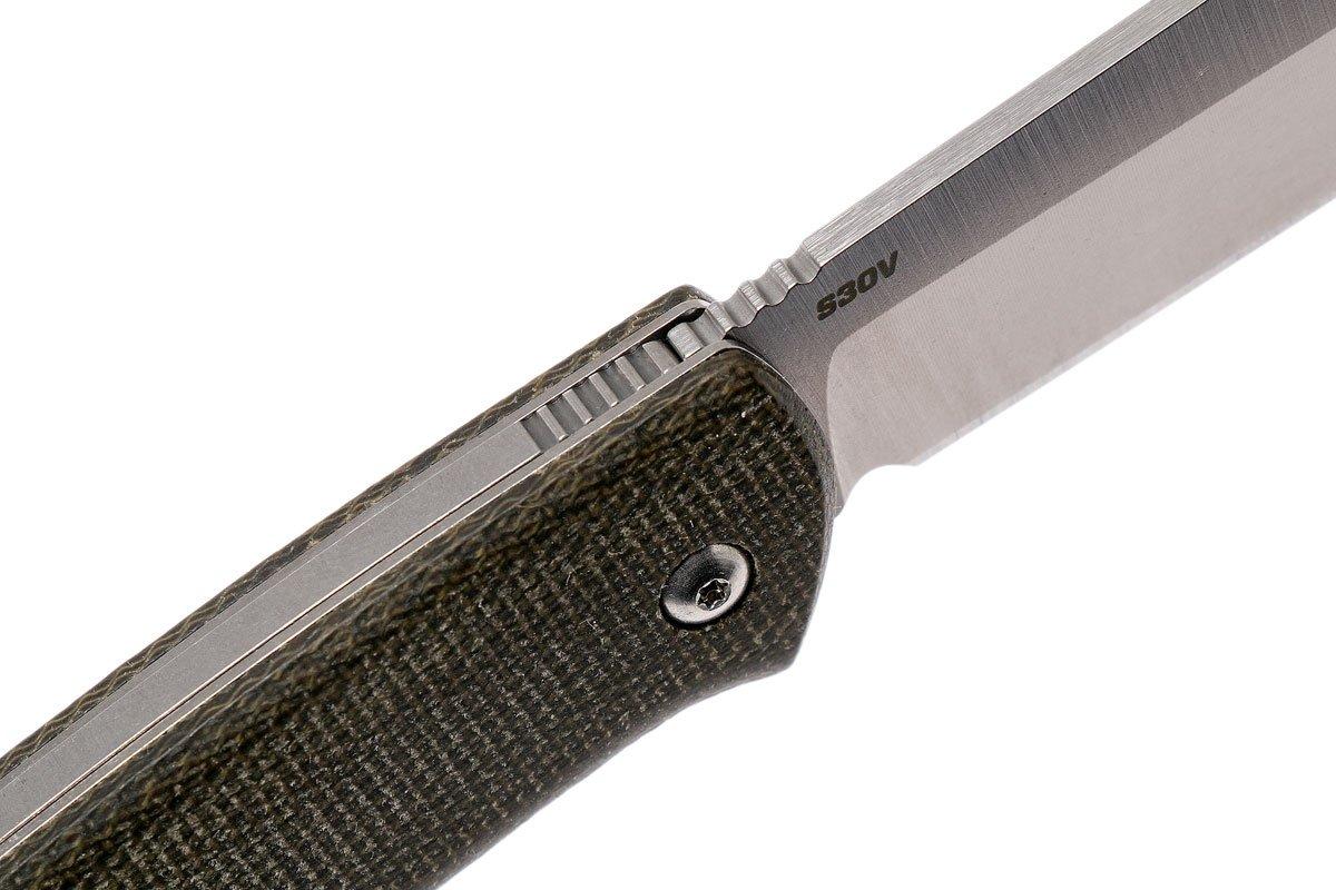 Benchmade Proper 318 Clippoint, Canvas Micarta Slipjoint pocket knife ...