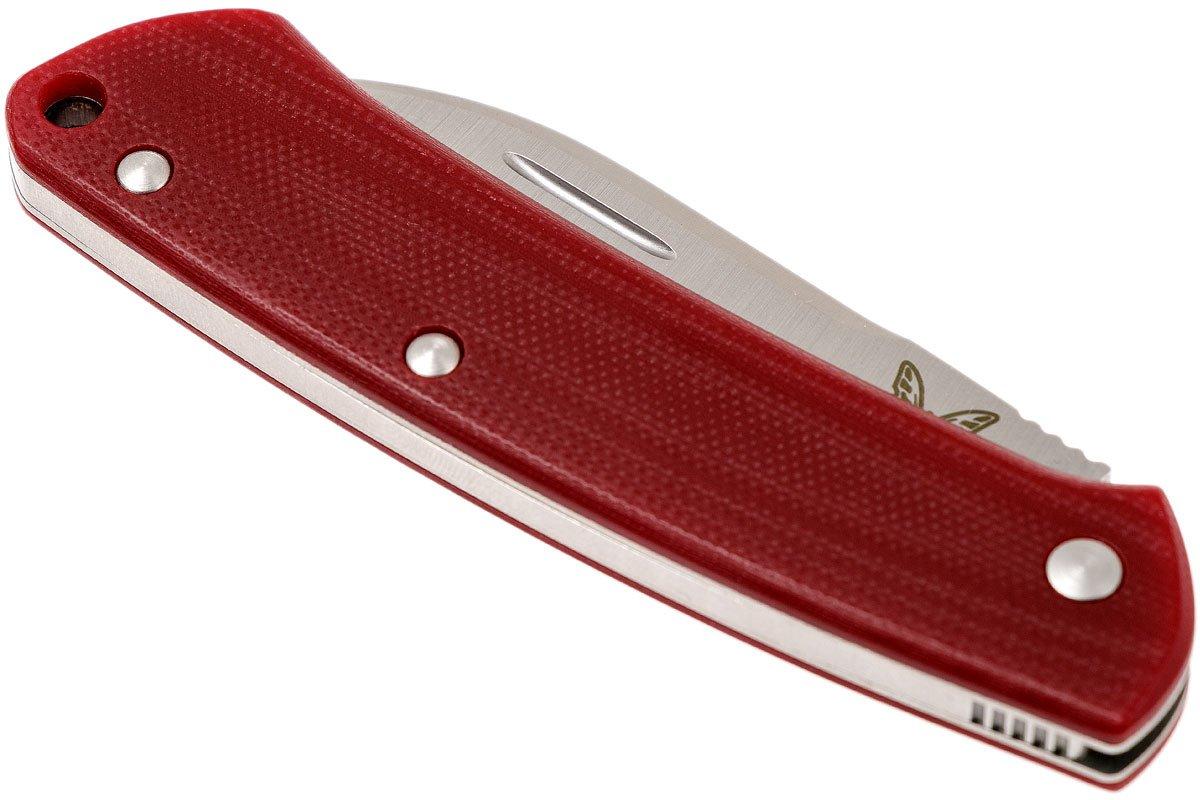 Benchmade Proper 319-1 Red G10 Slipjoint pocket knife | Advantageously ...
