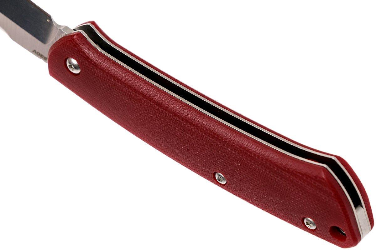 Benchmade Proper 319-1 Red G10 Slipjoint pocket knife | Advantageously ...