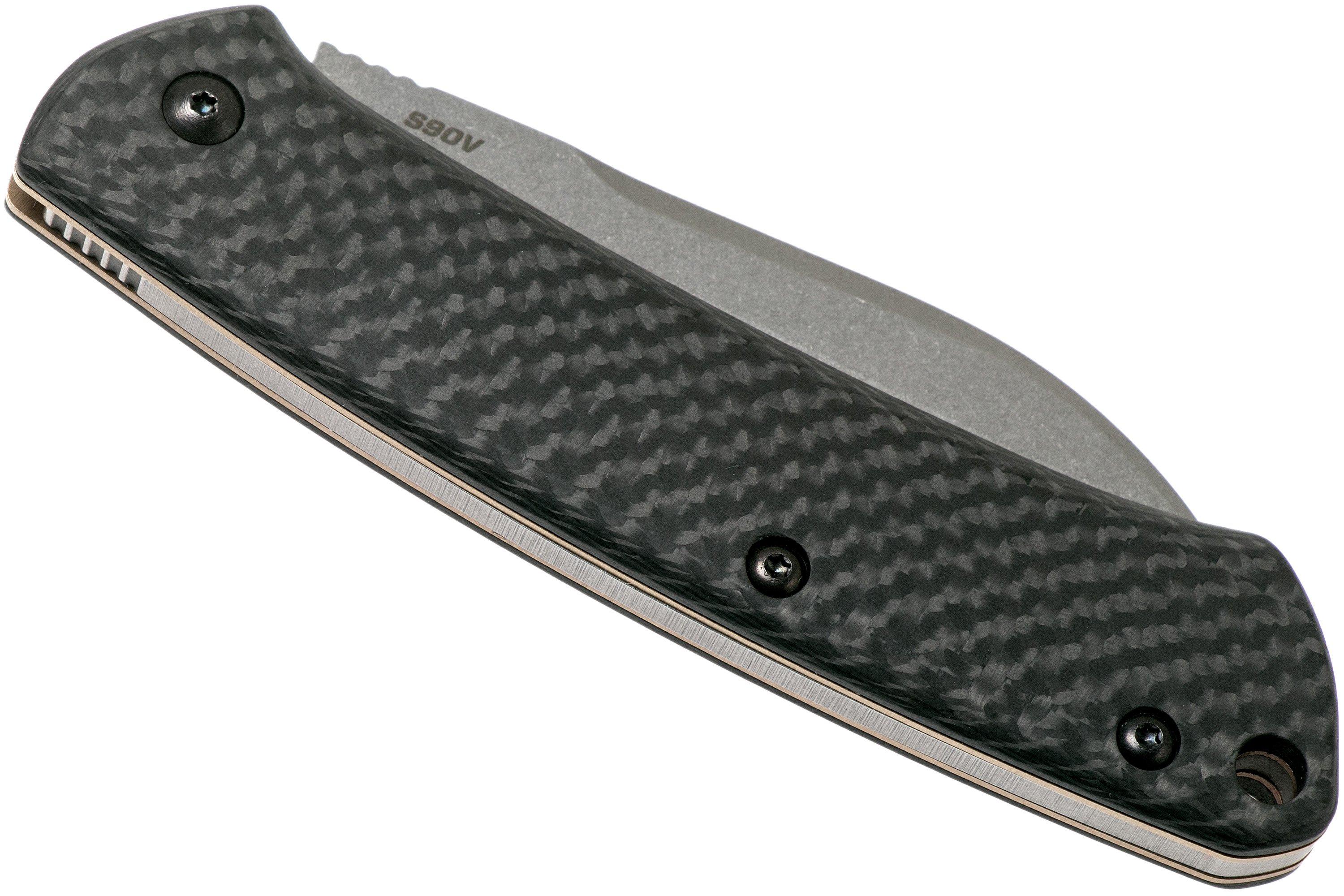 Benchmade Proper 319-2 Carbon fibre S90V Slipjoint pocket knife ...