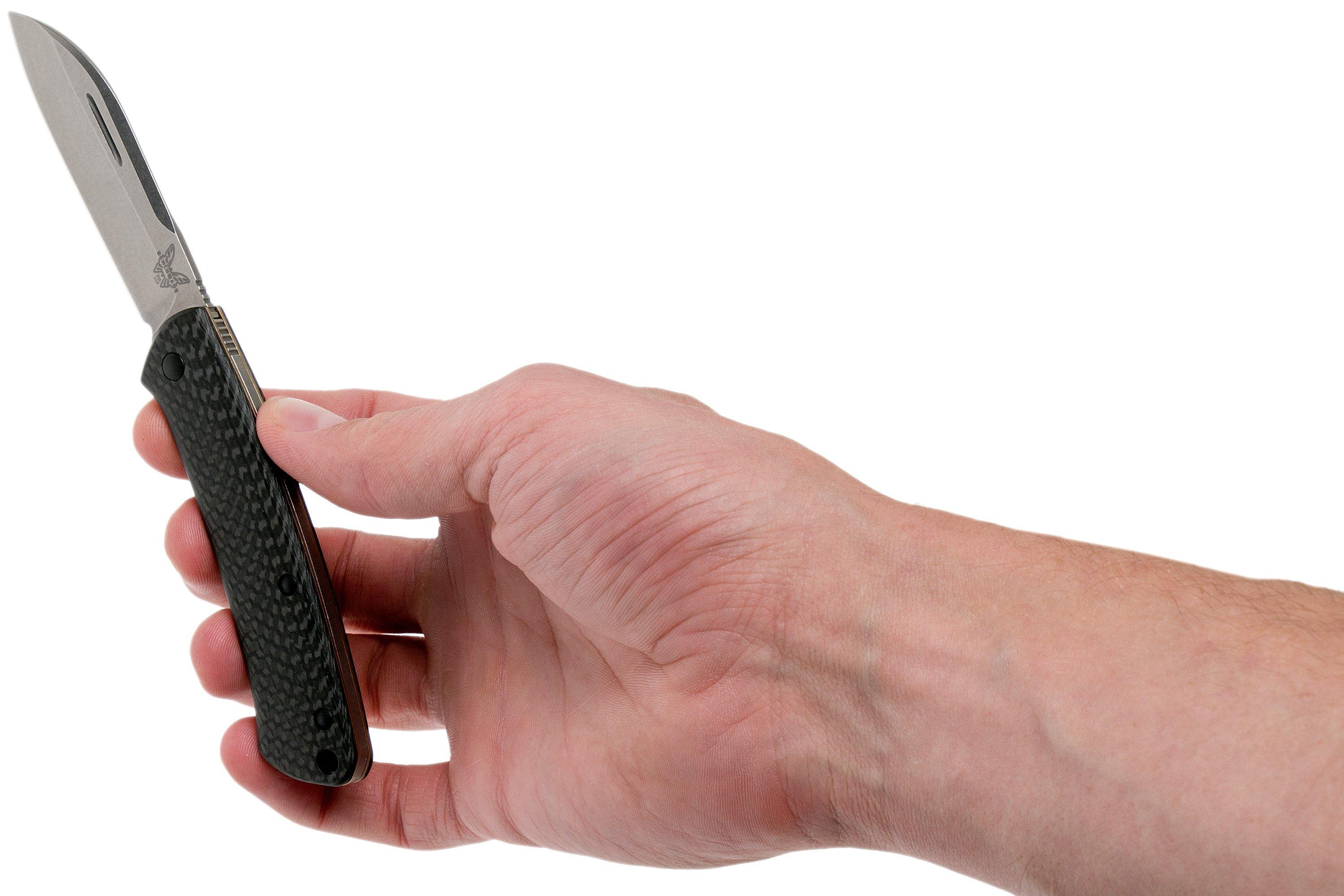 Benchmade Proper 319-2 carbonfiber S90V navaja Slipjoint | Compras con ...