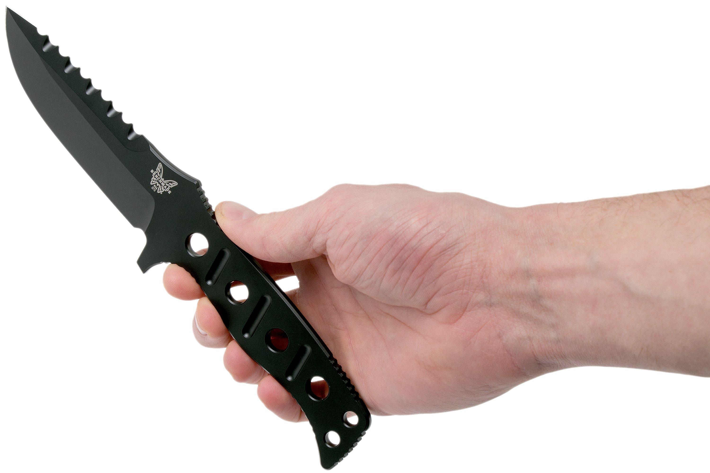 Benchmade 375BK Sibert Adamas fixed knife | Advantageously shopping at ...