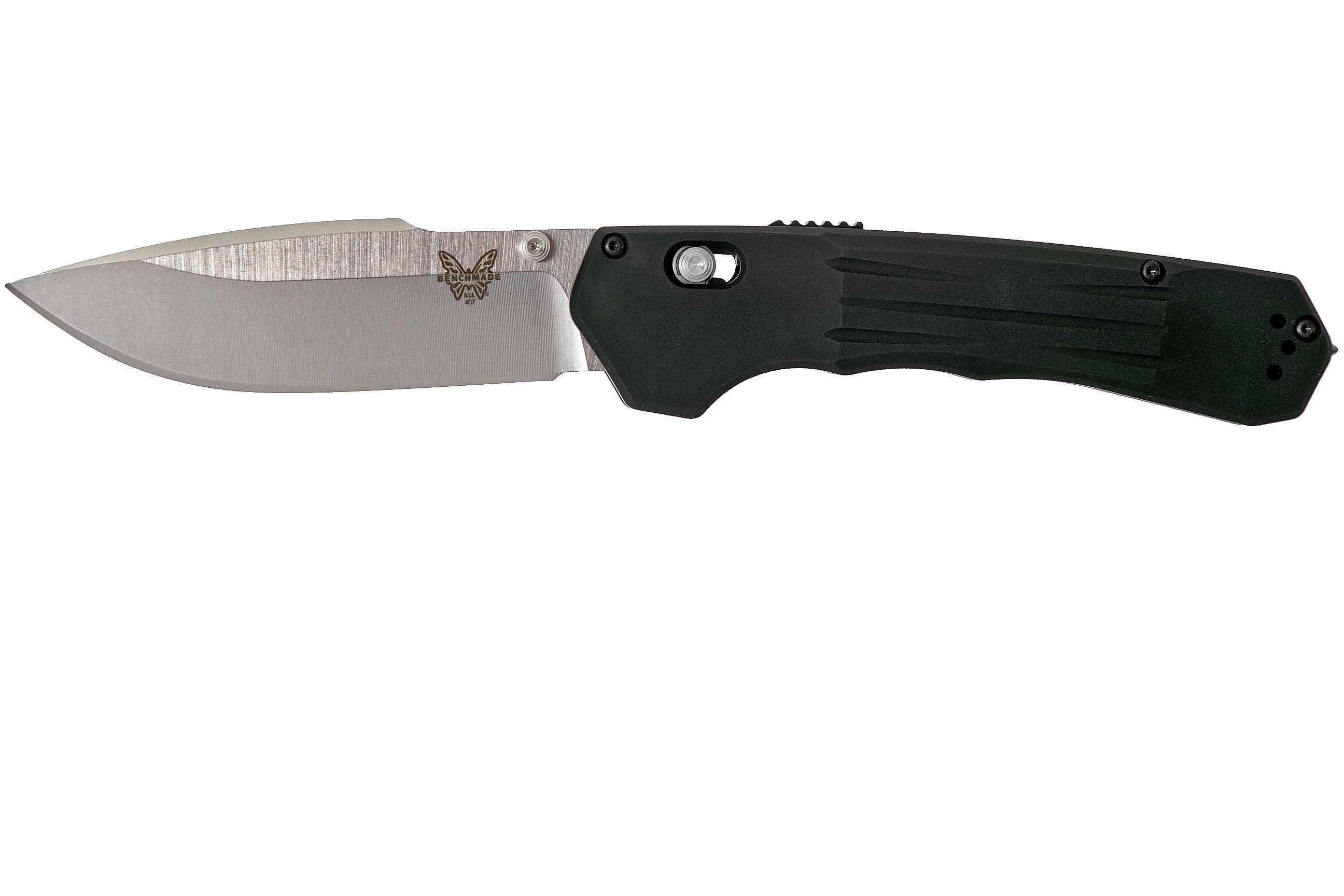 Benchmade Vallation 407 plain edge, pocket knife | Advantageously ...