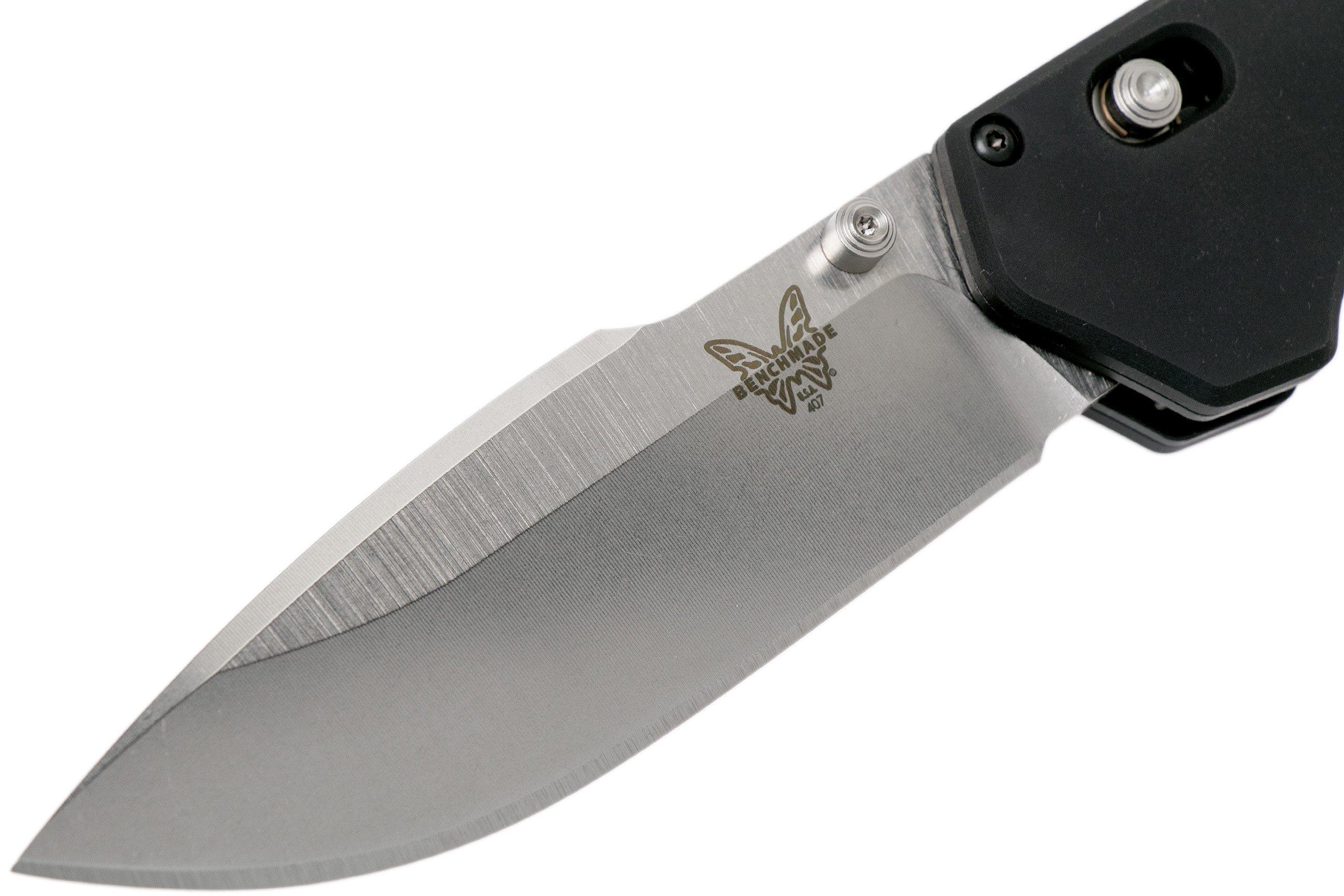 Benchmade Vallation 407 plain edge, pocket knife | Advantageously ...