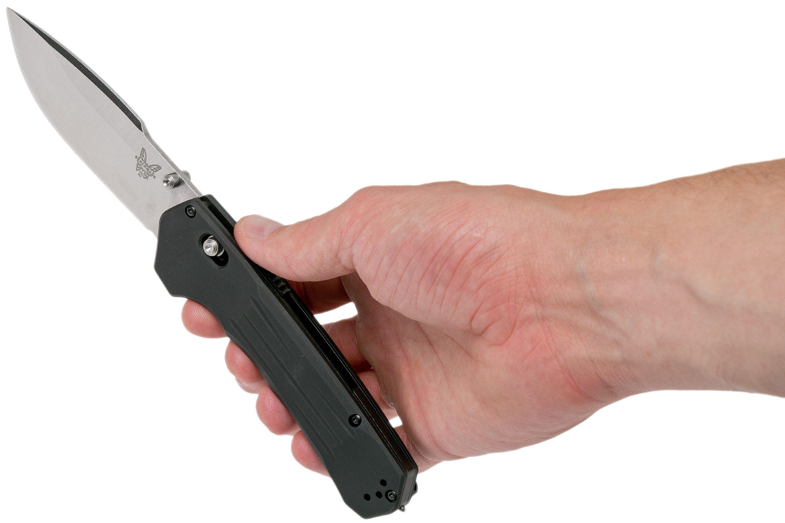 Benchmade Vallation 407 plain edge, pocket knife | Advantageously ...