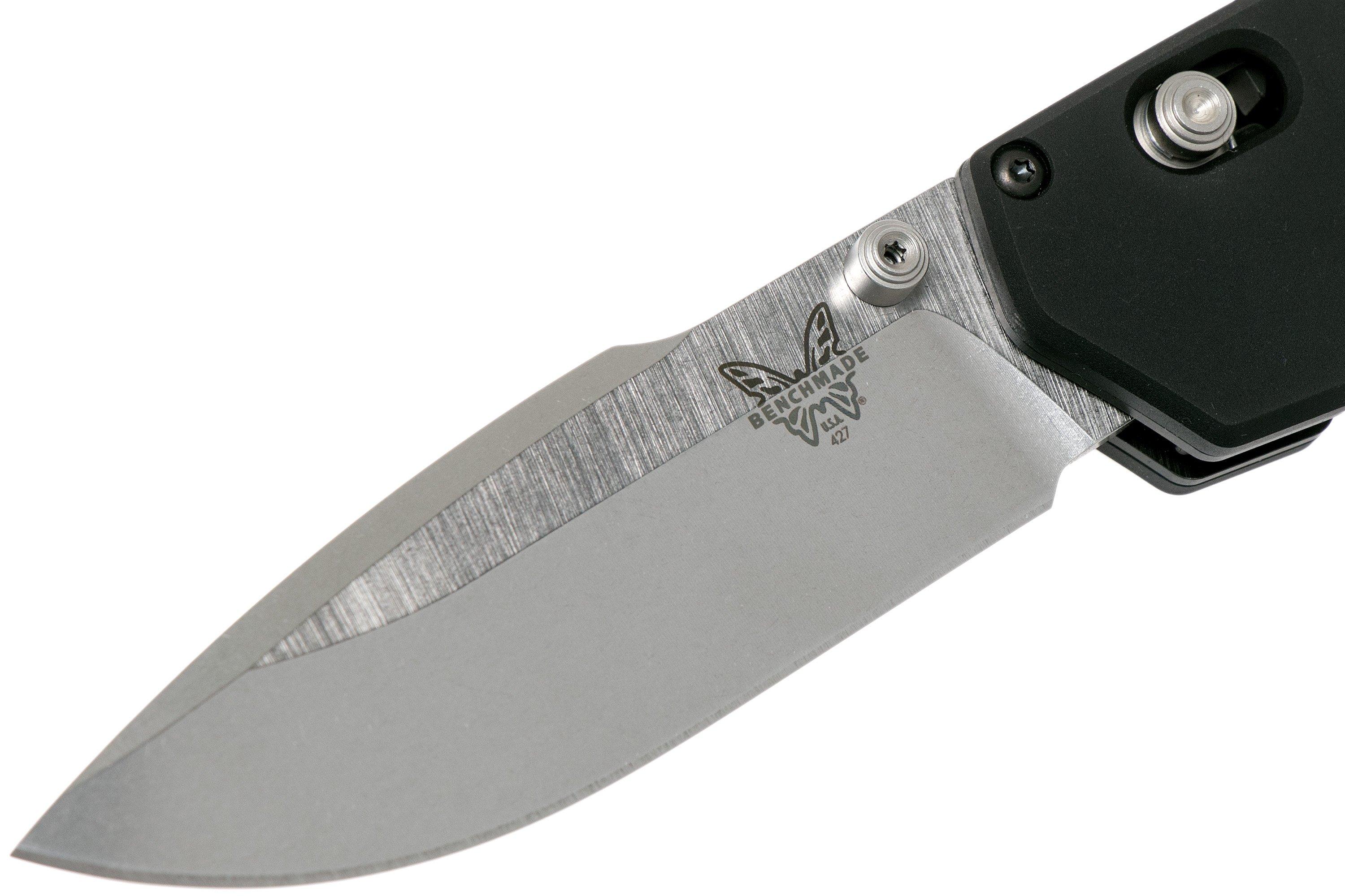 Benchmade Mini Vallation 427 plain edge, pocket knife | Advantageously ...