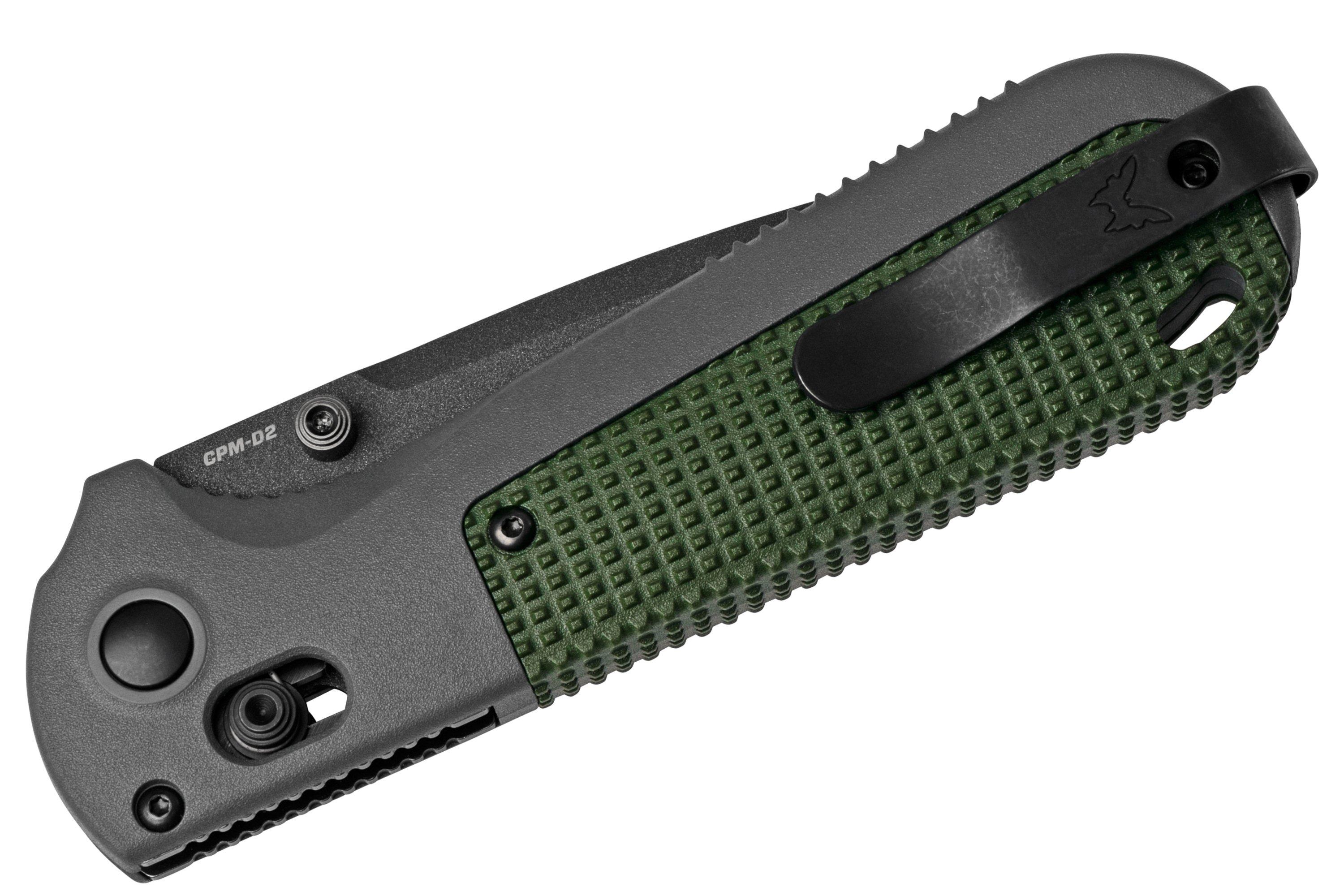 Benchmade Redoubt 430SBK Serrated pocket knife | Advantageously ...