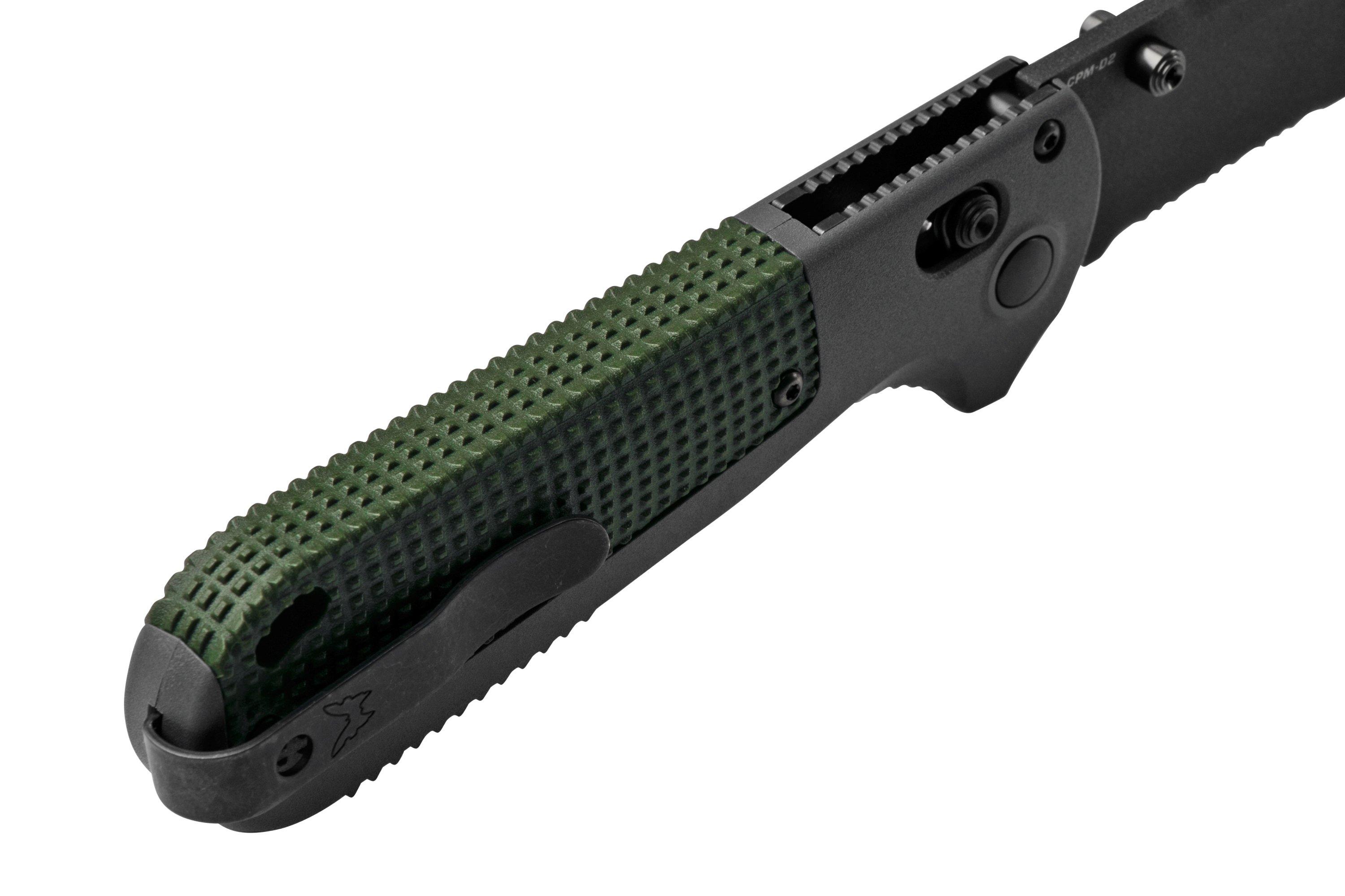 Benchmade Redoubt 430SBK Serrated pocket knife | Advantageously ...