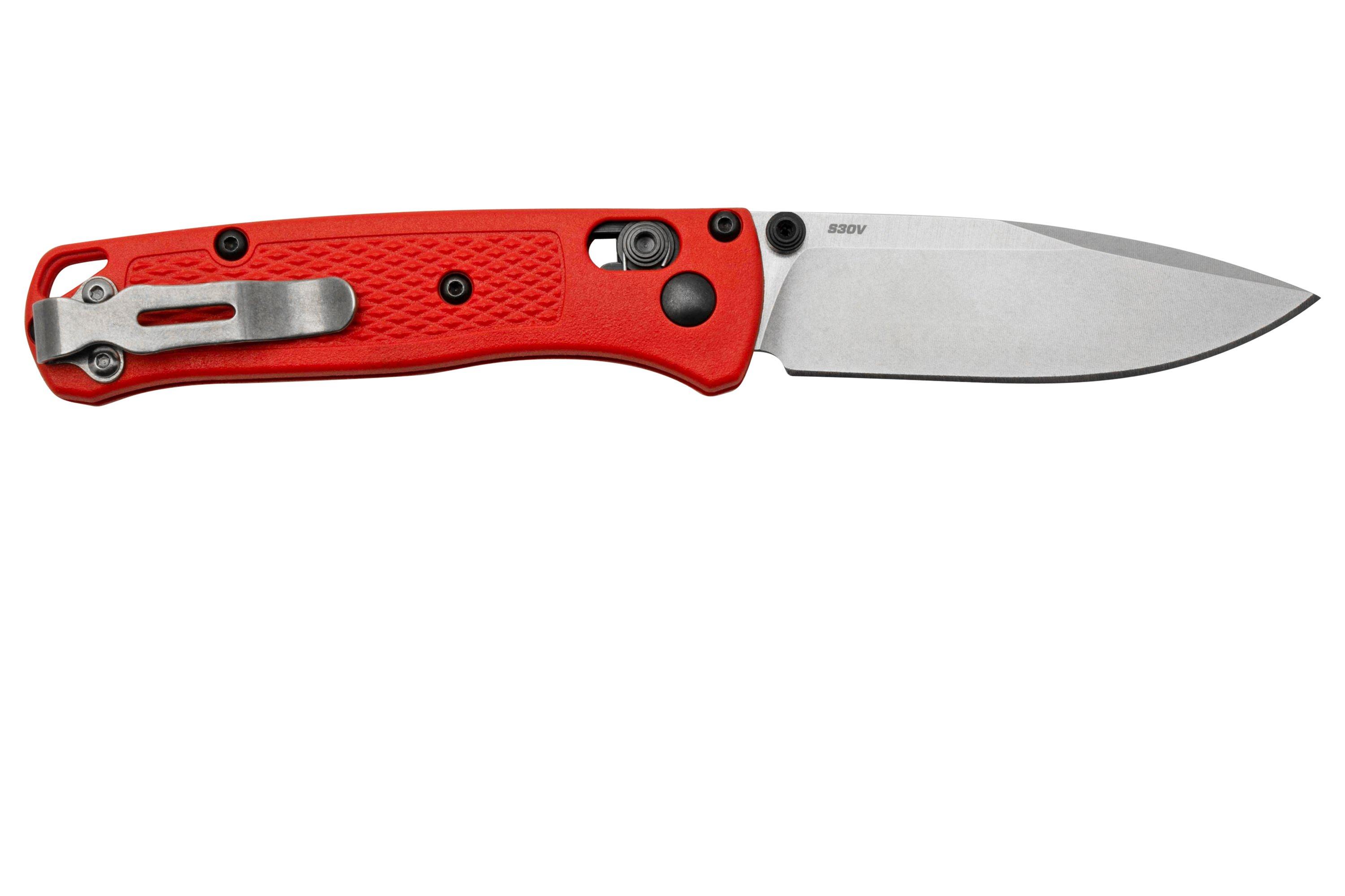 Benchmade Mini Bugout 533-04, Mesa Red Grivory, pocket knife ...