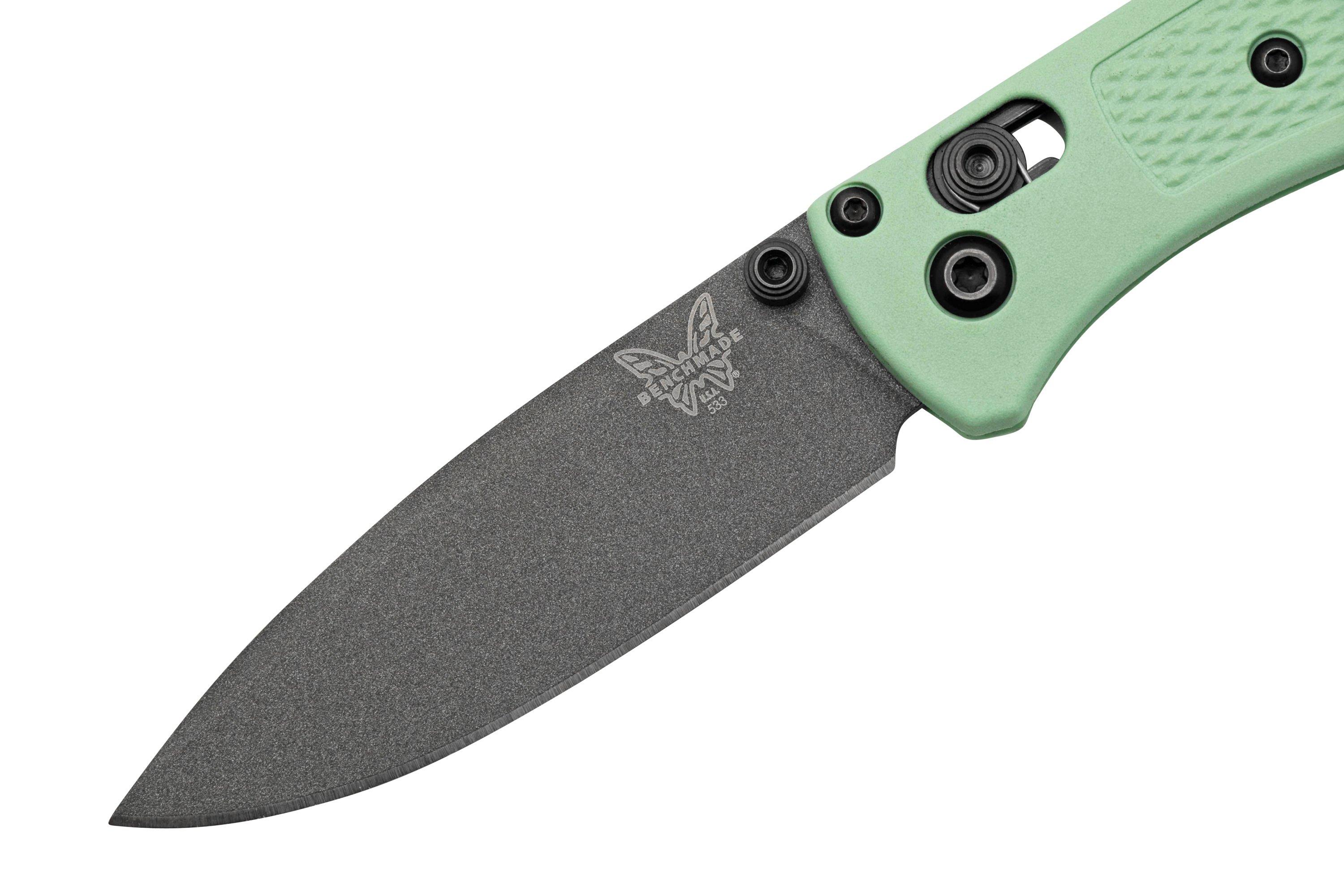 Benchmade Mini Bugout 533GY-06, Sea Foam Grivory, pocket knife ...