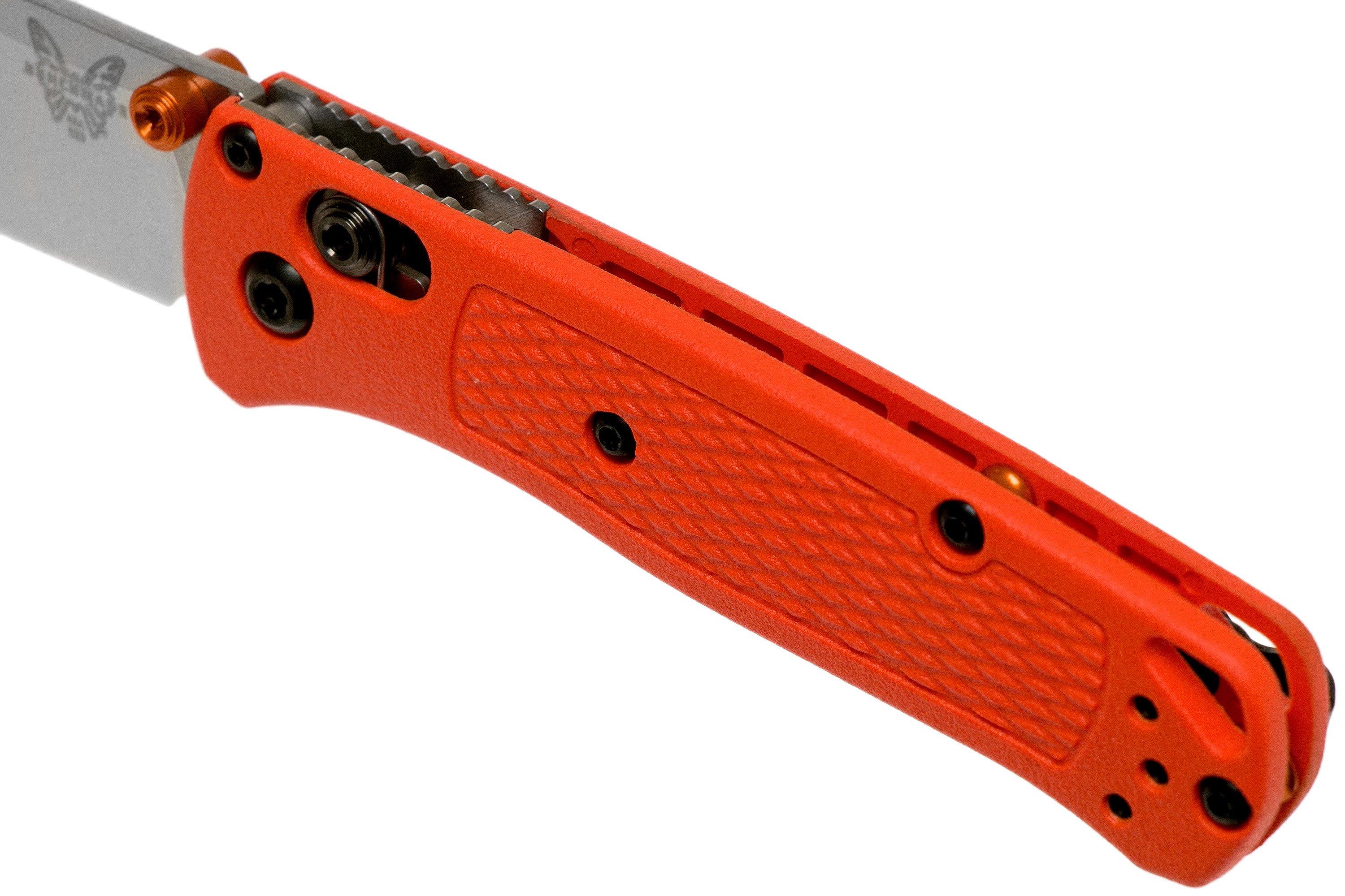 Benchmade Mini Bugout 533 Orange pocket knife | Advantageously shopping ...