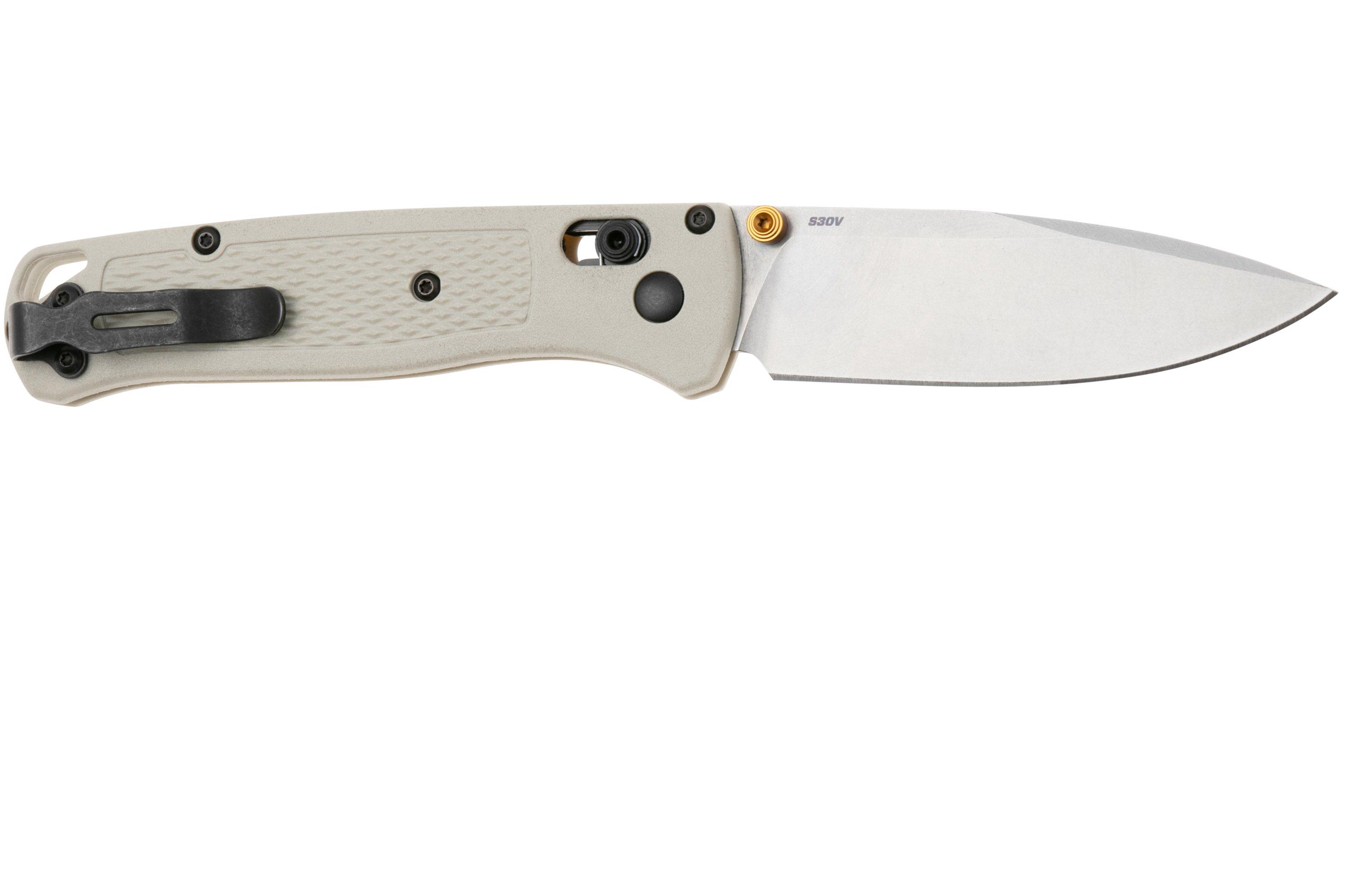Benchmade Bugout 535-12 Stonewashed CPM S30V, Tan Grivory ...