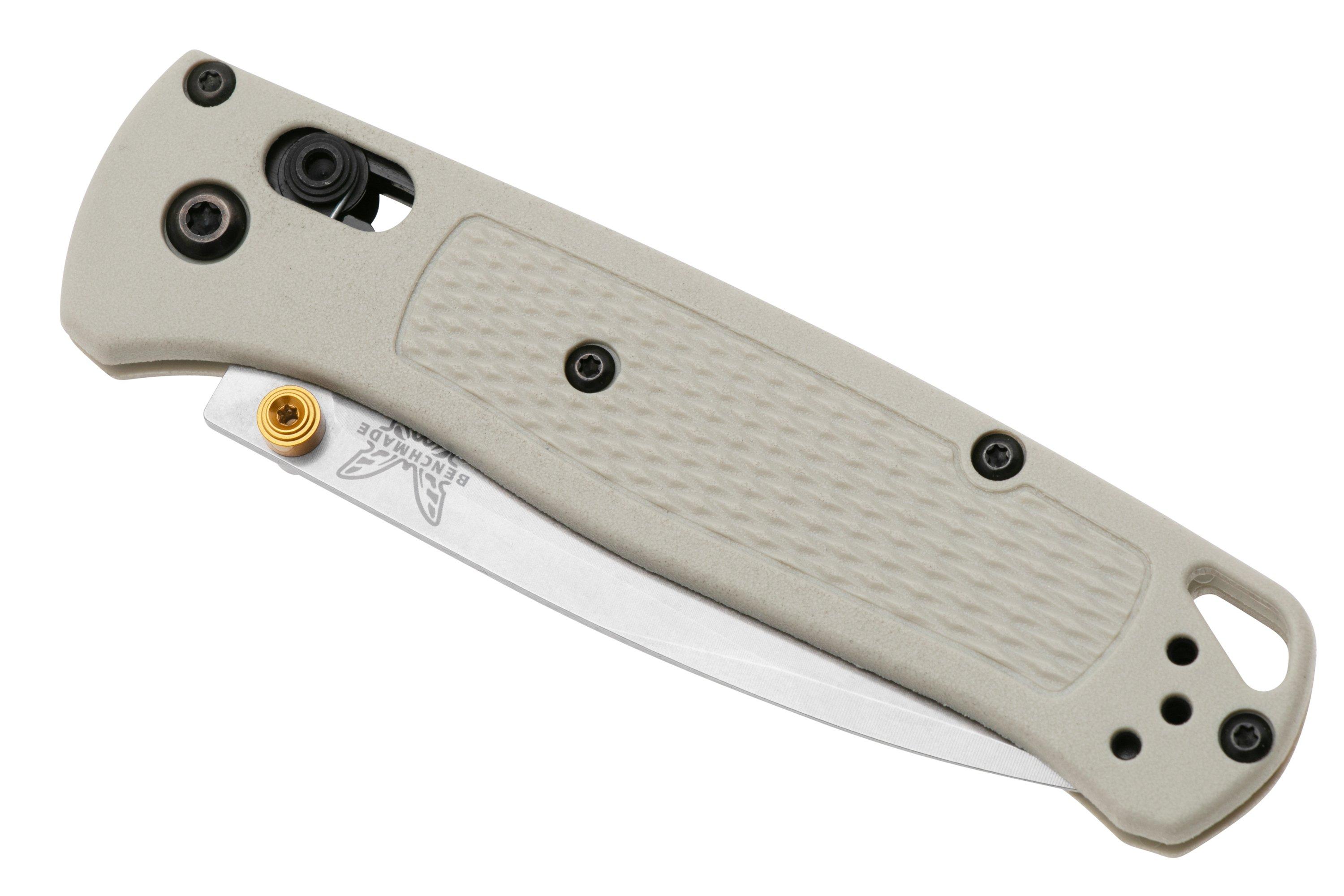 Benchmade Bugout 535-12 Stonewashed CPM S30V, Tan Grivory ...