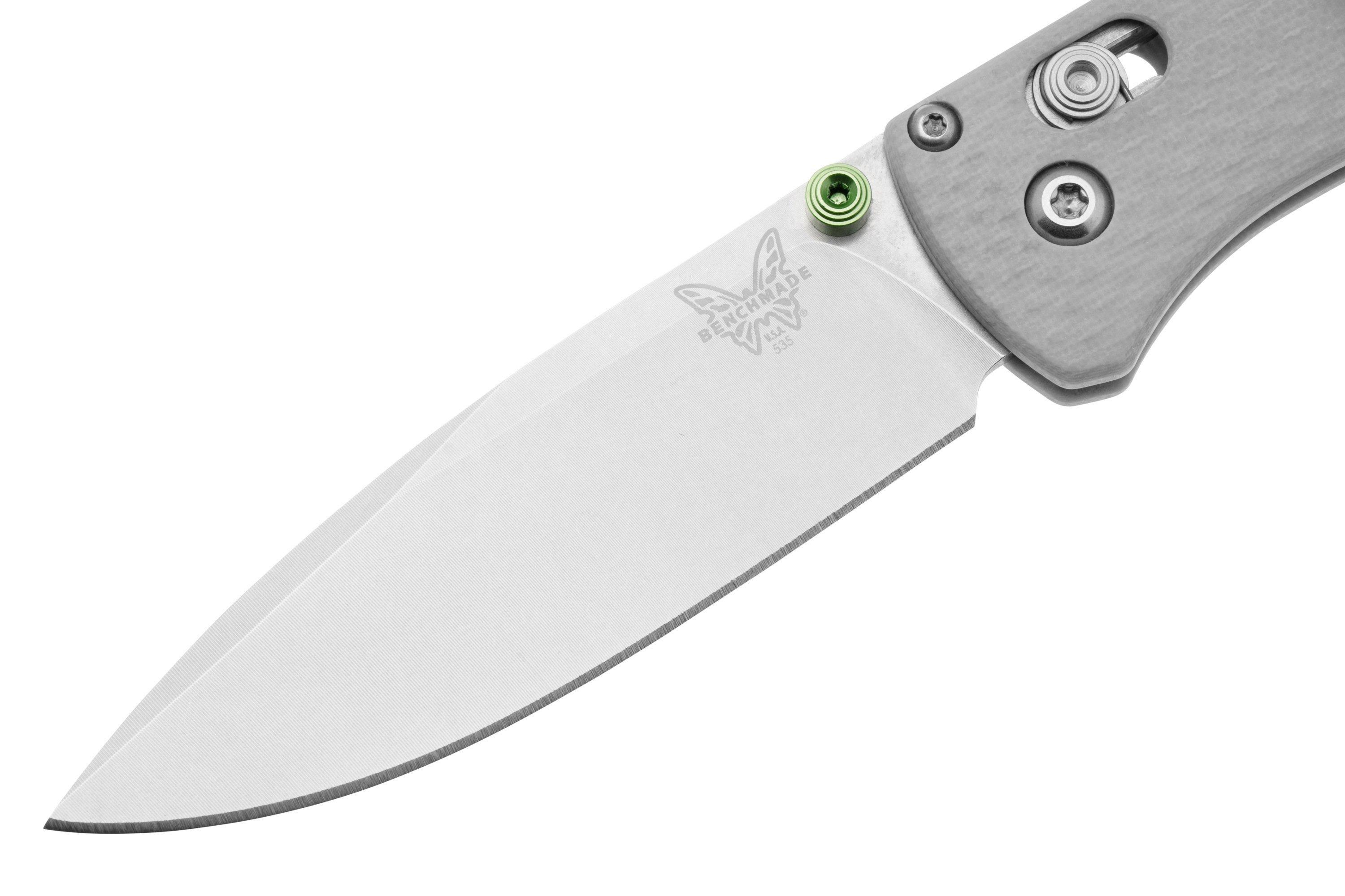 Benchmade Bugout 535-2002 Textured Gray G10, CPM 20CV, Limited Edition ...