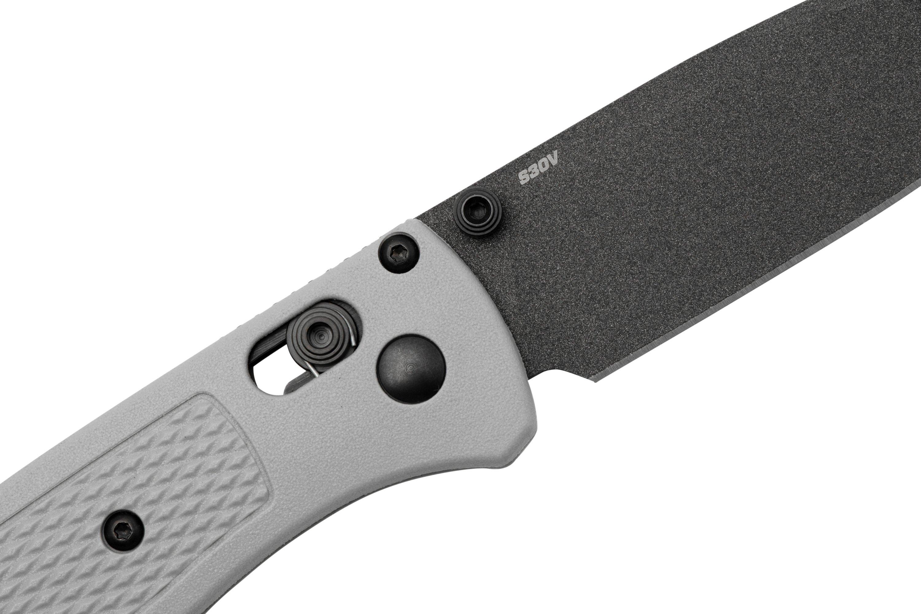 Benchmade Bugout 535BK-08 Storm Gray Grivory, Dark Gray Cerakote pocket ...