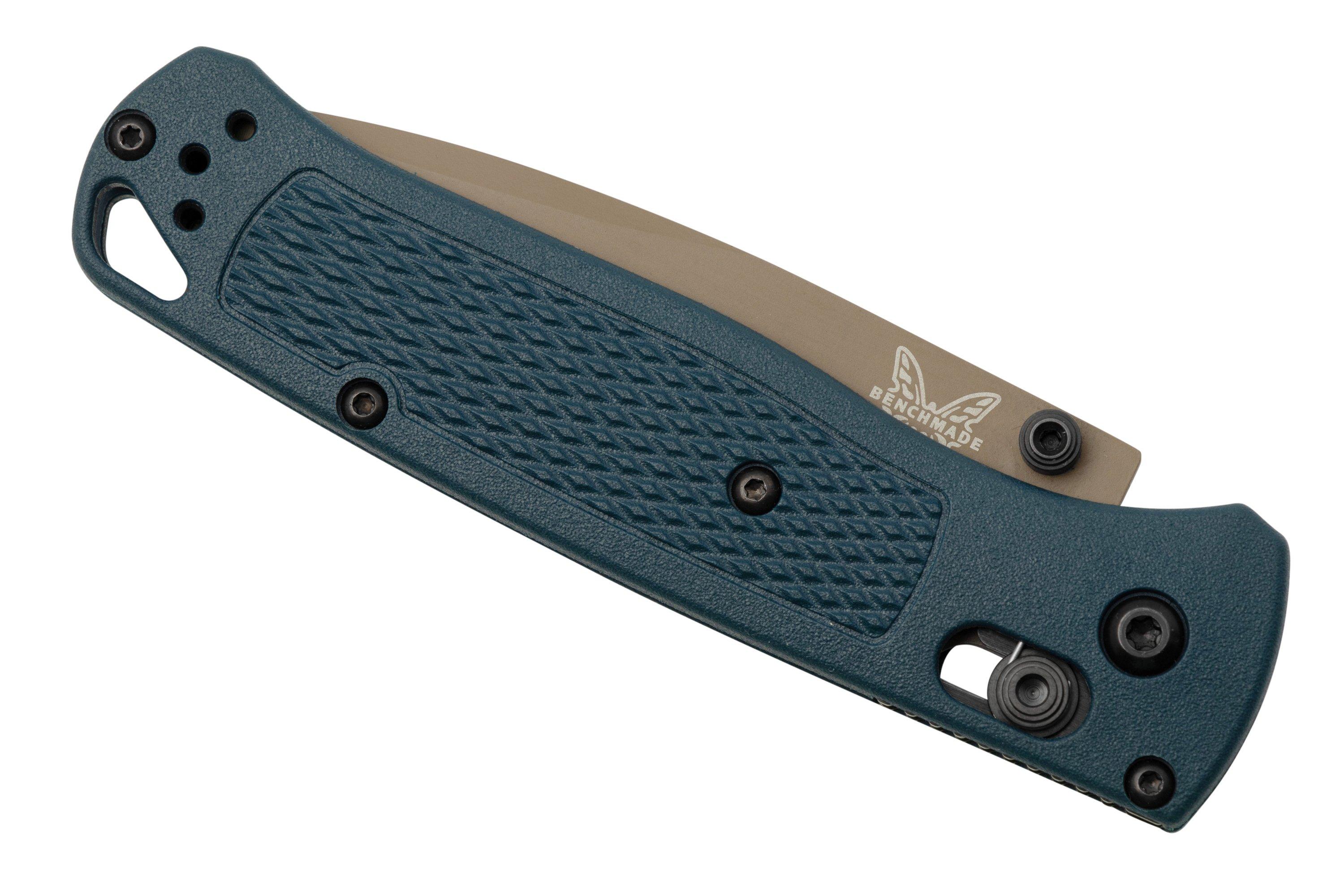 Benchmade Bugout 535FE-05 Crater Blue Grivory, Flat Dark Earth Cerakote ...