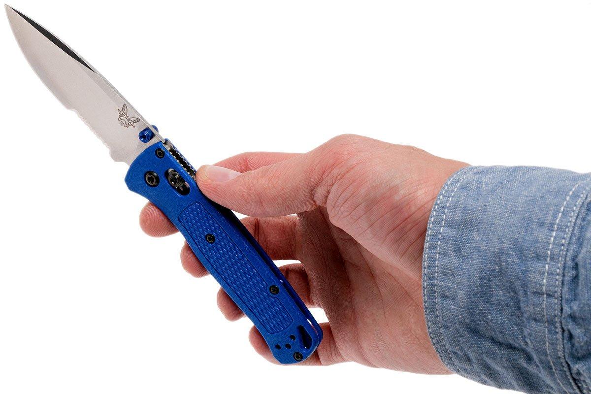 Benchmade Bugout 535S pocket knife, partially serrated | Advantageously ...