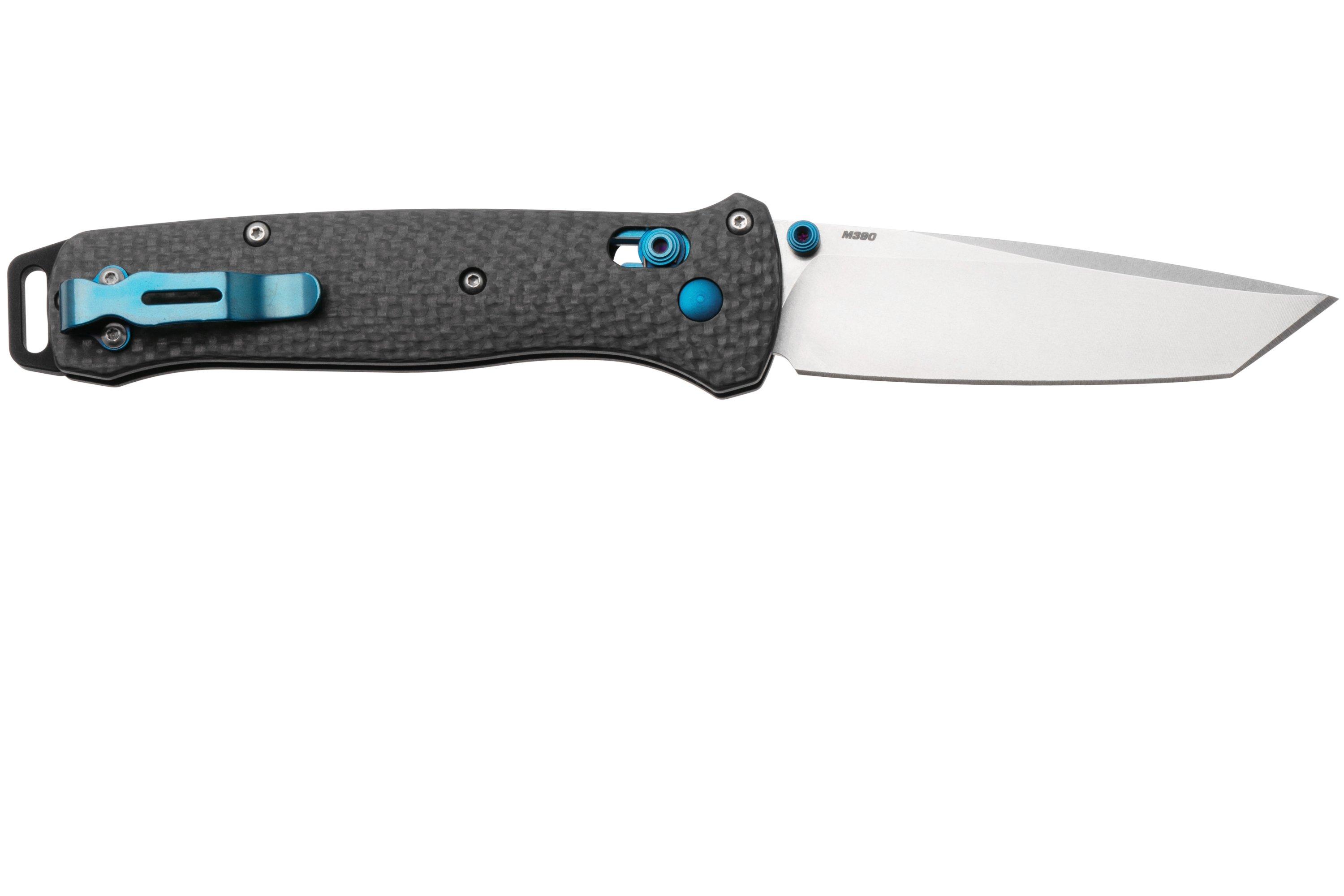 Benchmade Bailout 537-09 Böhler M390, Carbon Fiber, Sapphire Blue ...