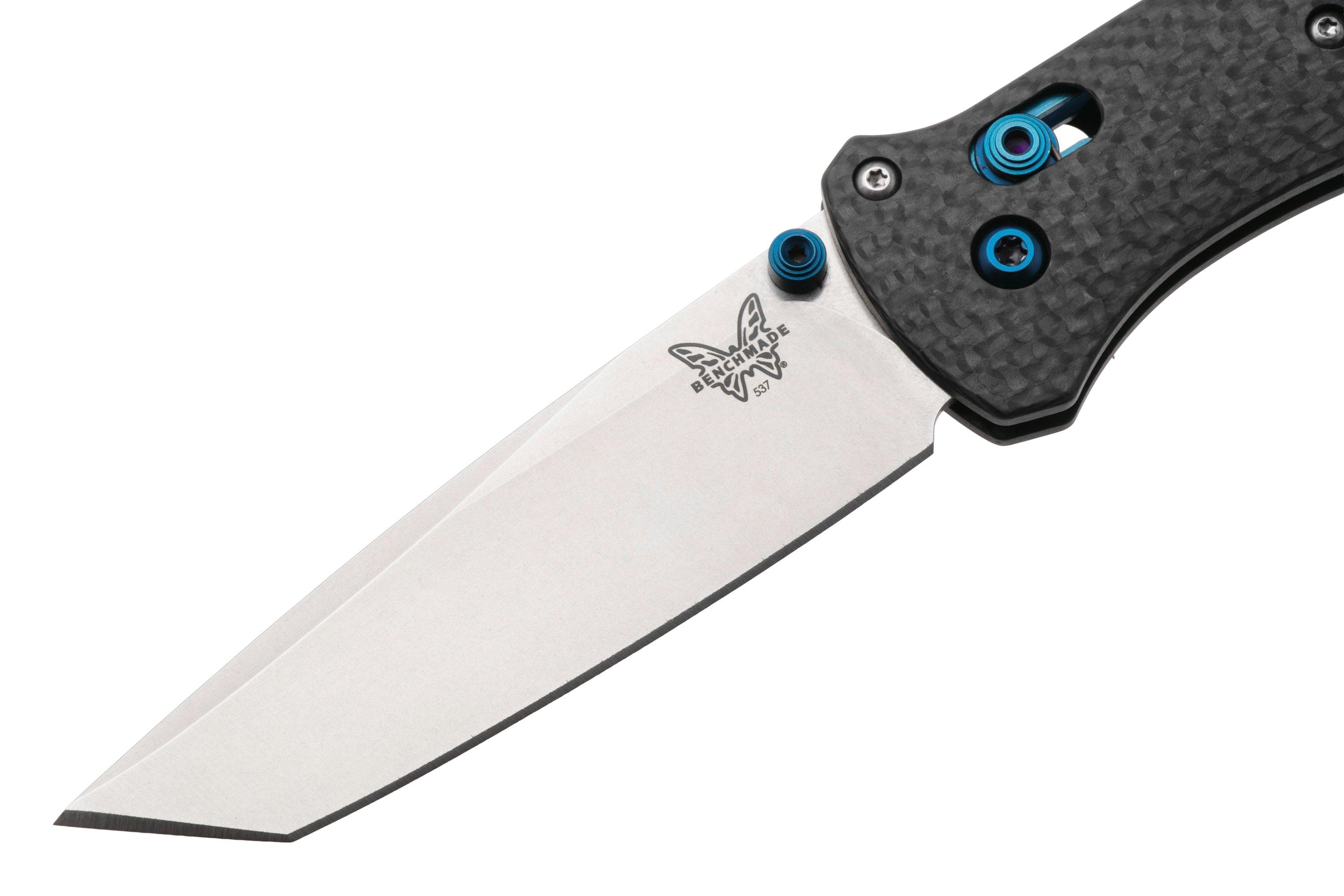 Benchmade Bailout 537-09 Böhler M390, Carbon Fiber, Sapphire Blue ...