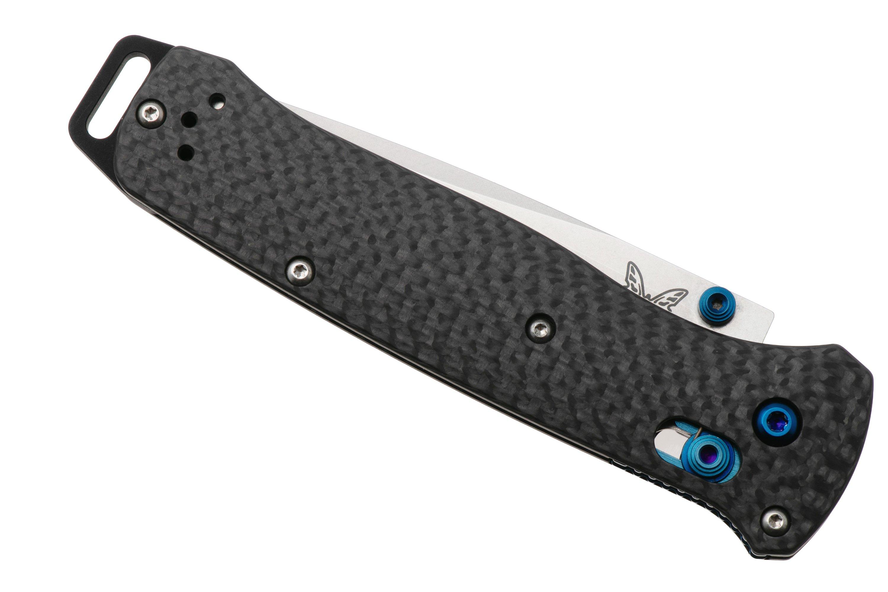 Benchmade Bailout 537-09 Böhler M390, Carbon Fiber, Sapphire Blue ...