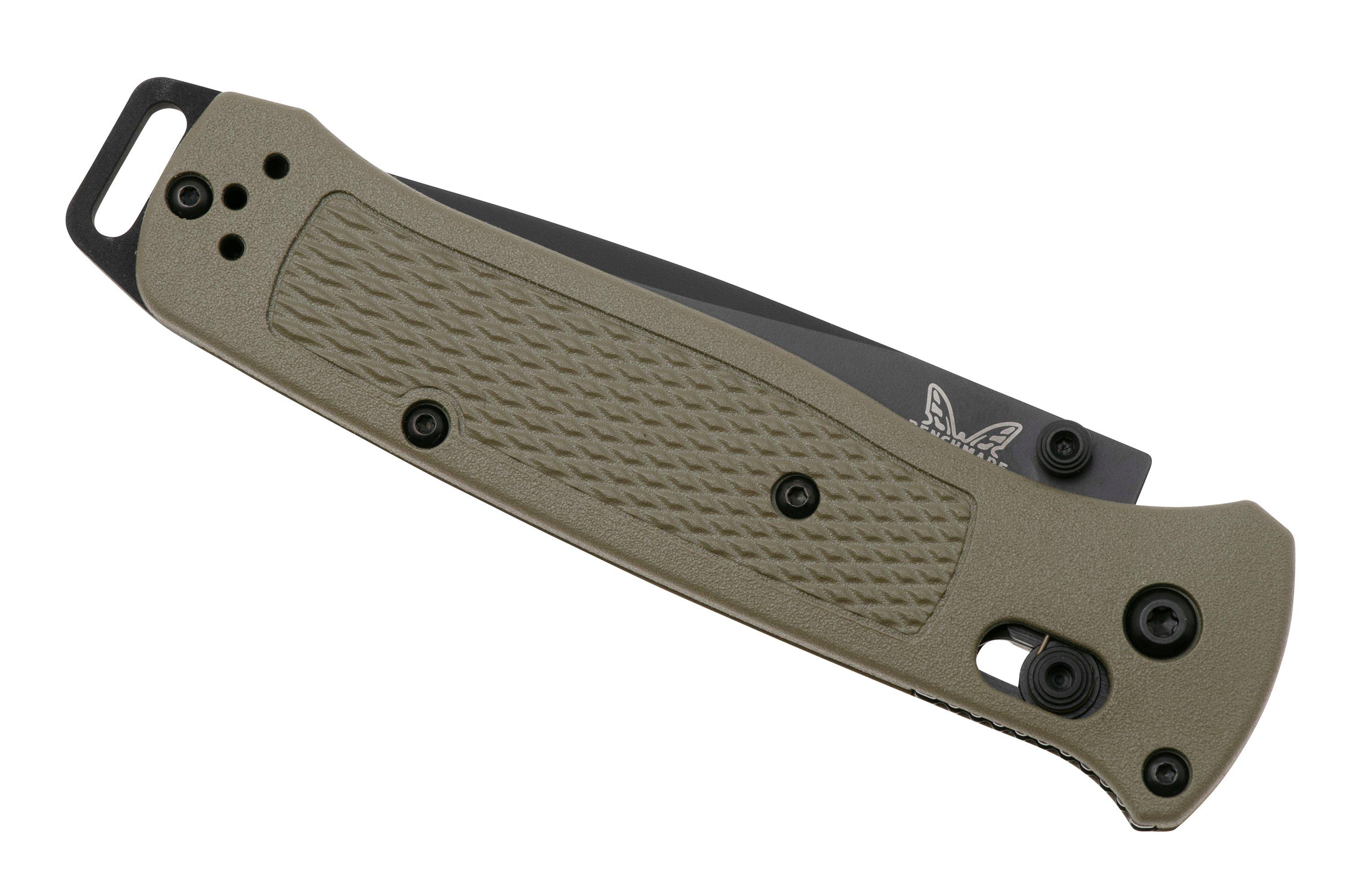 Benchmade Bailout 537BK-06 Black Cerakote CPM S30V, Ranger Green ...