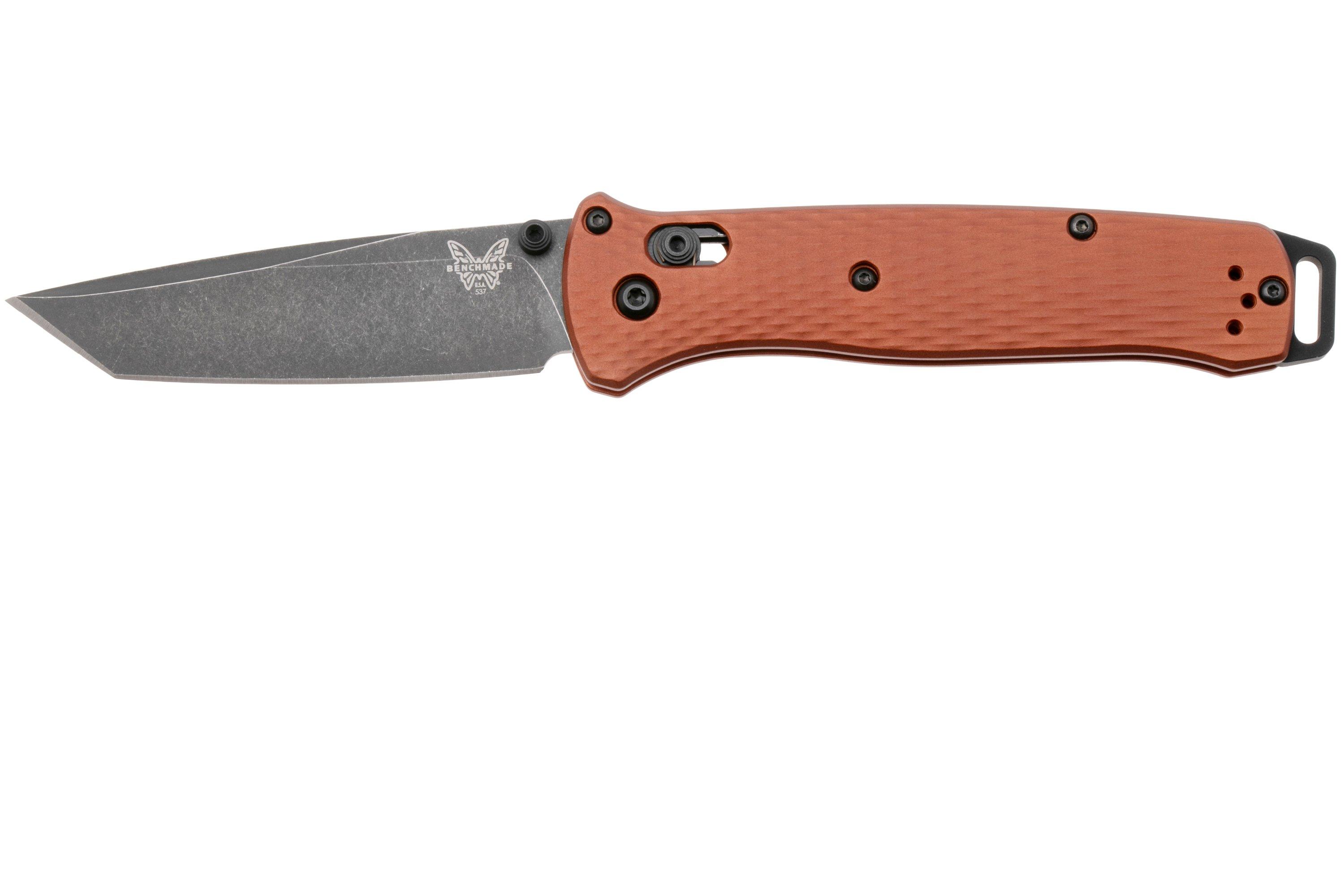 Benchmade Bailout 537BK-07 Blackwashed Cerakote CPM Magnacut Tanto ...