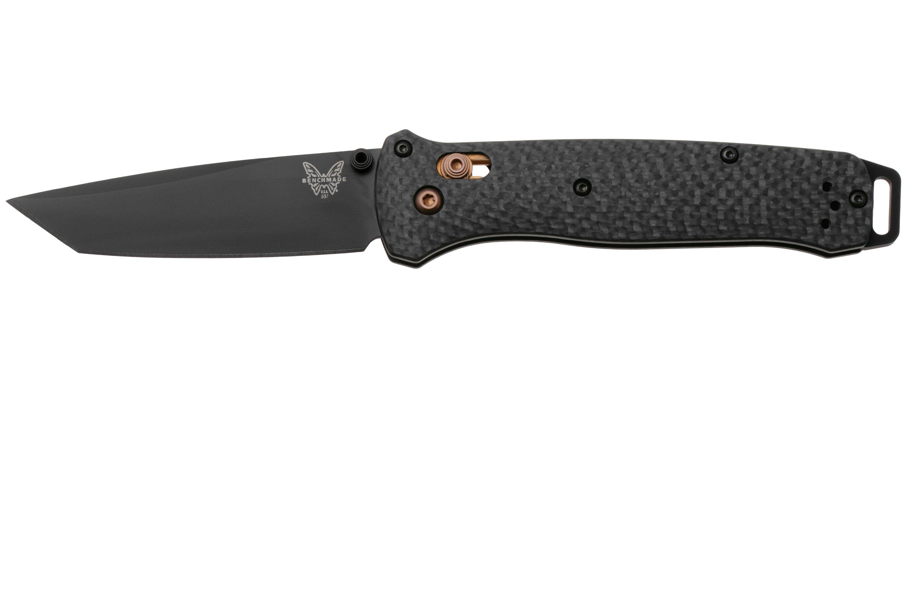 Benchmade Bailout 537BK-10 Black CPM S90V, Carbon Fiber, Dark Copper ...