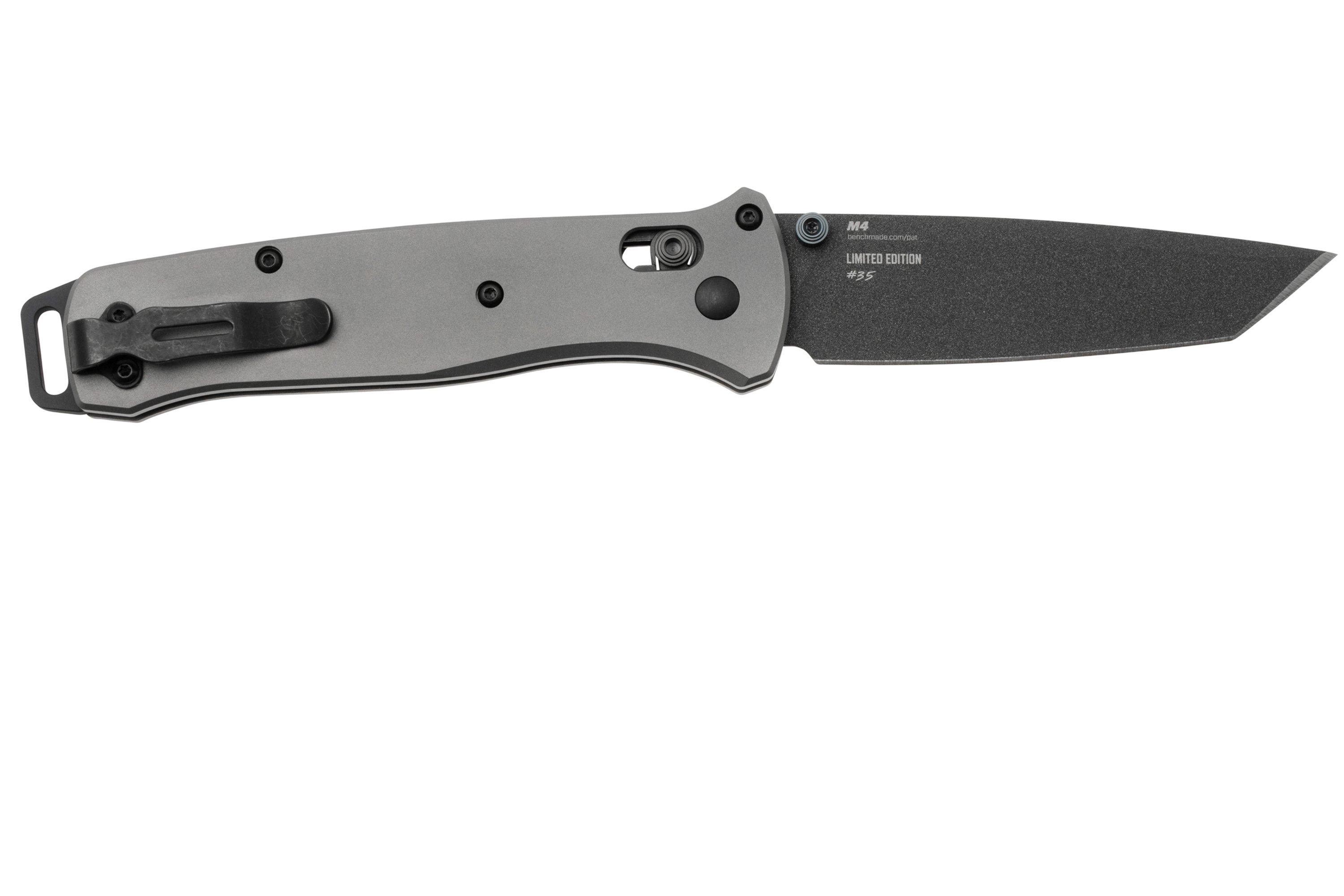 Benchmade Bailout 537BK-2302 Titanium, Gray Cerakote, Limited Edition ...