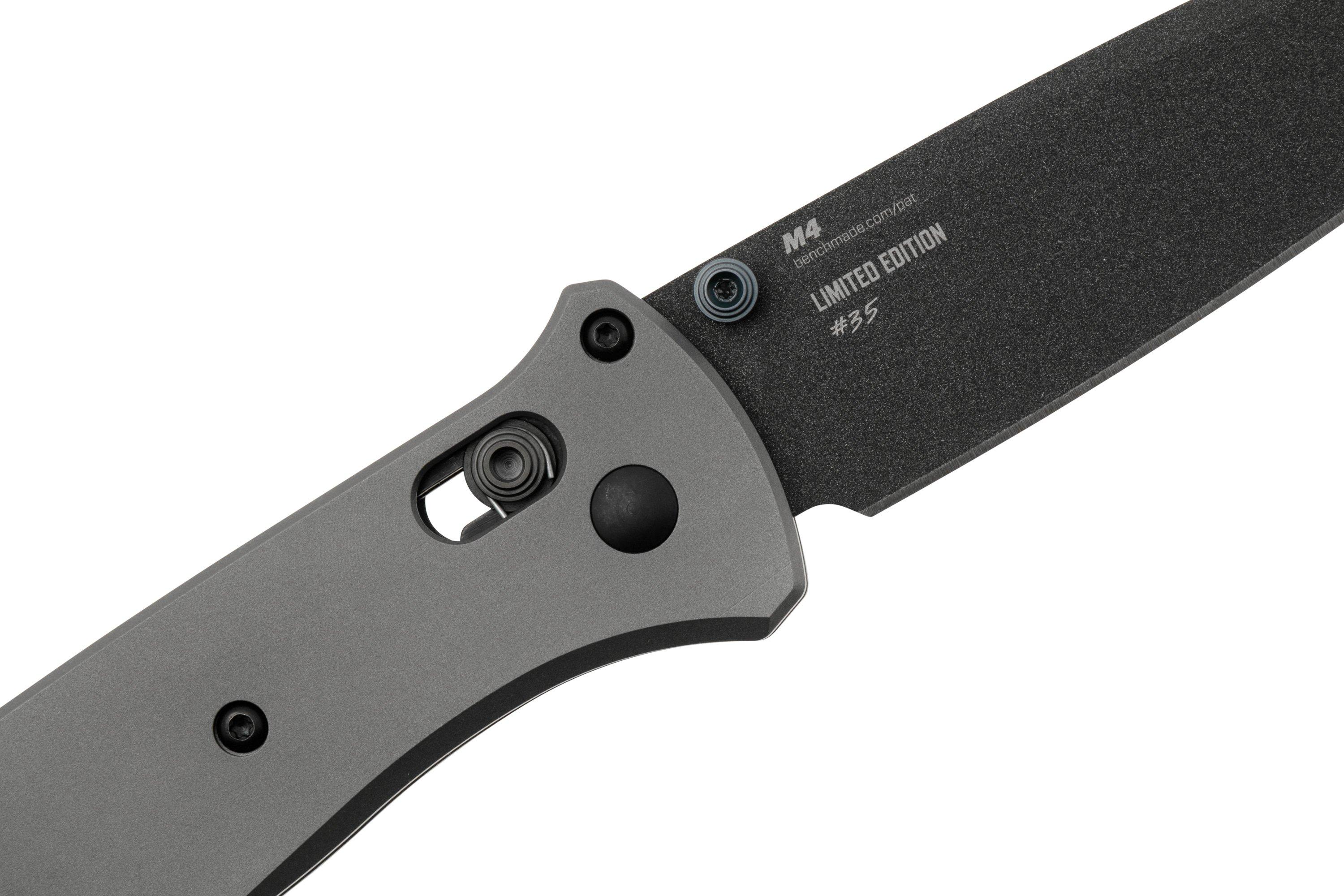 Benchmade Bailout 537BK-2302 Titanium, Gray Cerakote, Limited Edition ...