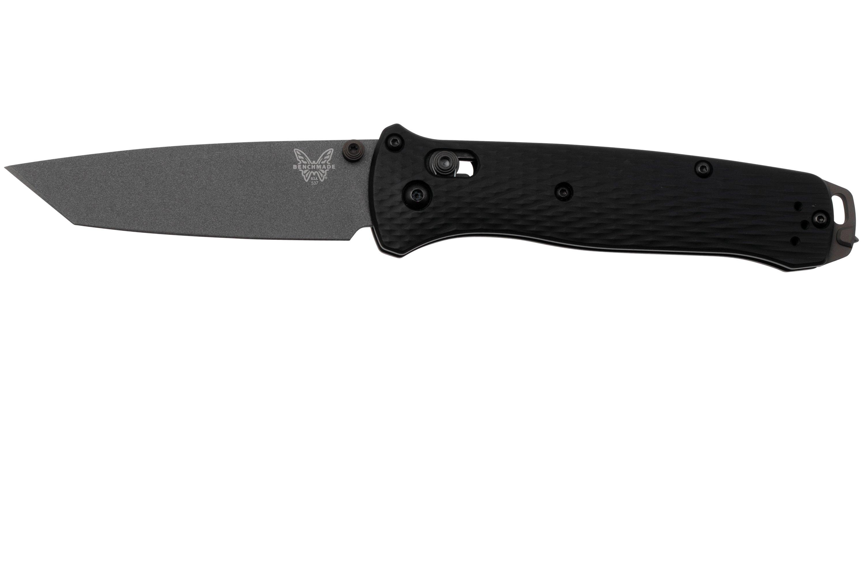 Benchmade Bailout 537GY-03, CPM-M4, Black Aluminium, pocket knife ...