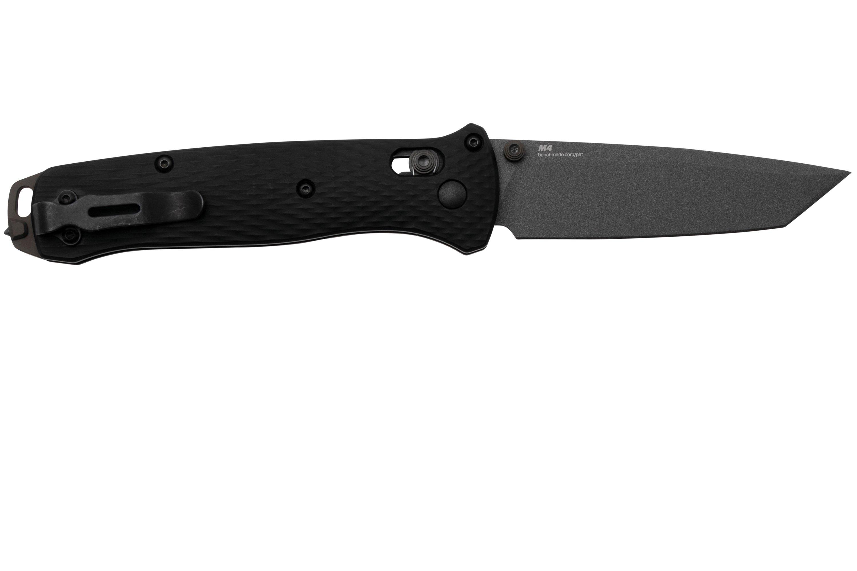 Benchmade Bailout 537GY-03, CPM-M4, Black Aluminium, pocket knife ...