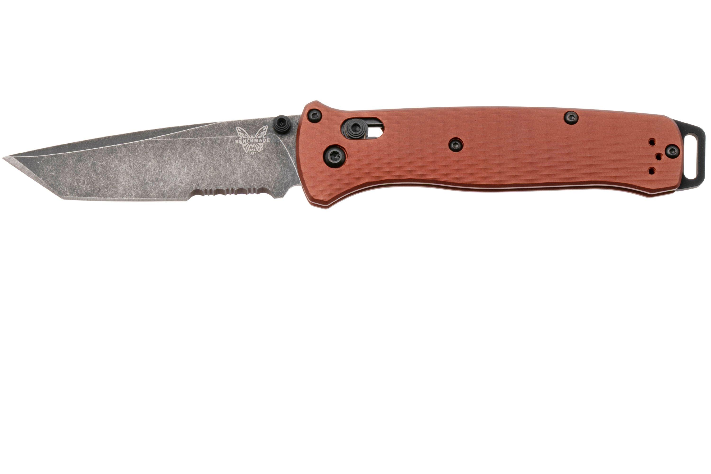 Benchmade Bailout 537SBK-07 Blackwashed Cerakote CPM Magnacut Tanto ...