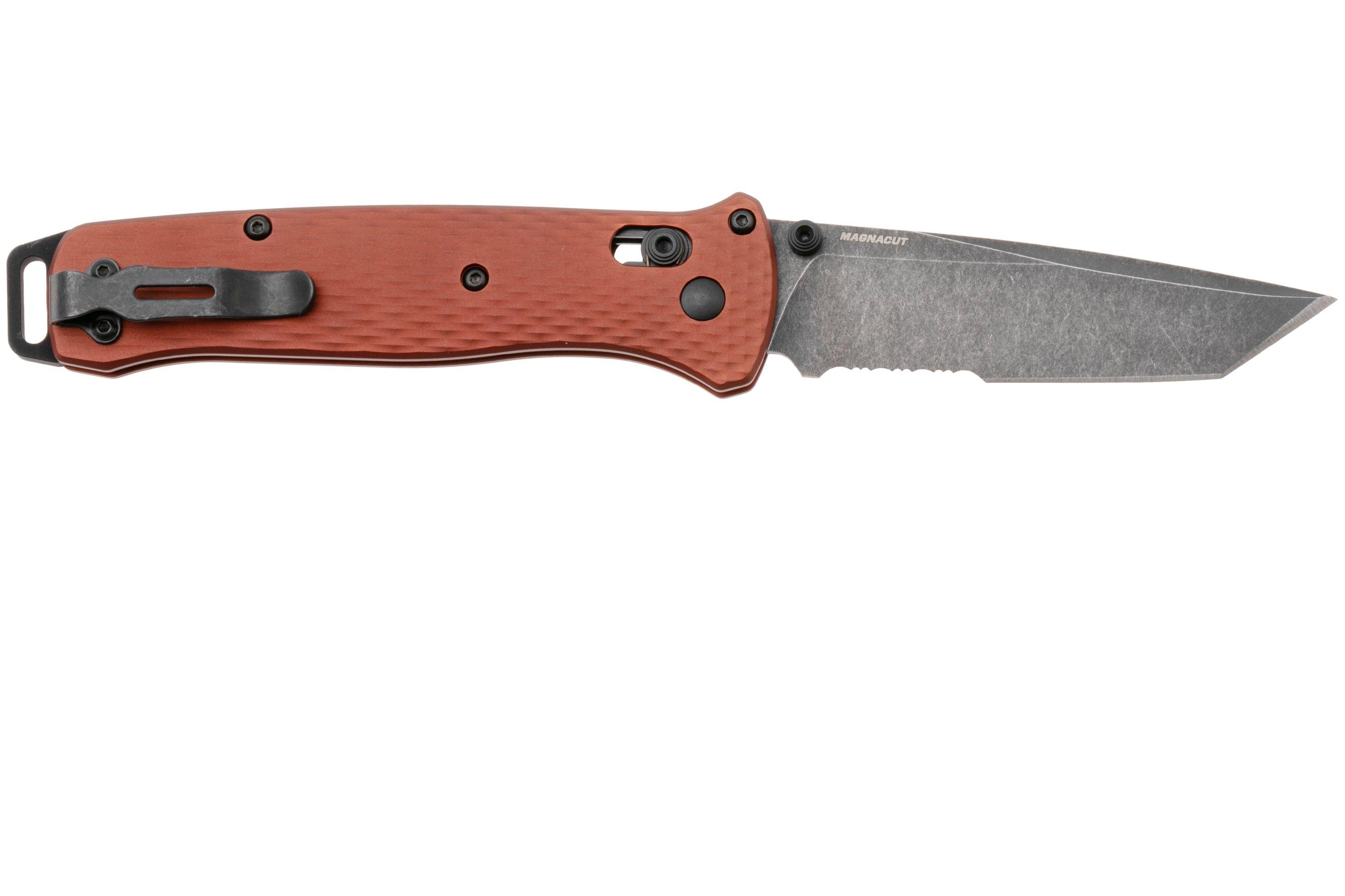 Benchmade Bailout 537SBK-07 Blackwashed Cerakote CPM Magnacut Tanto ...