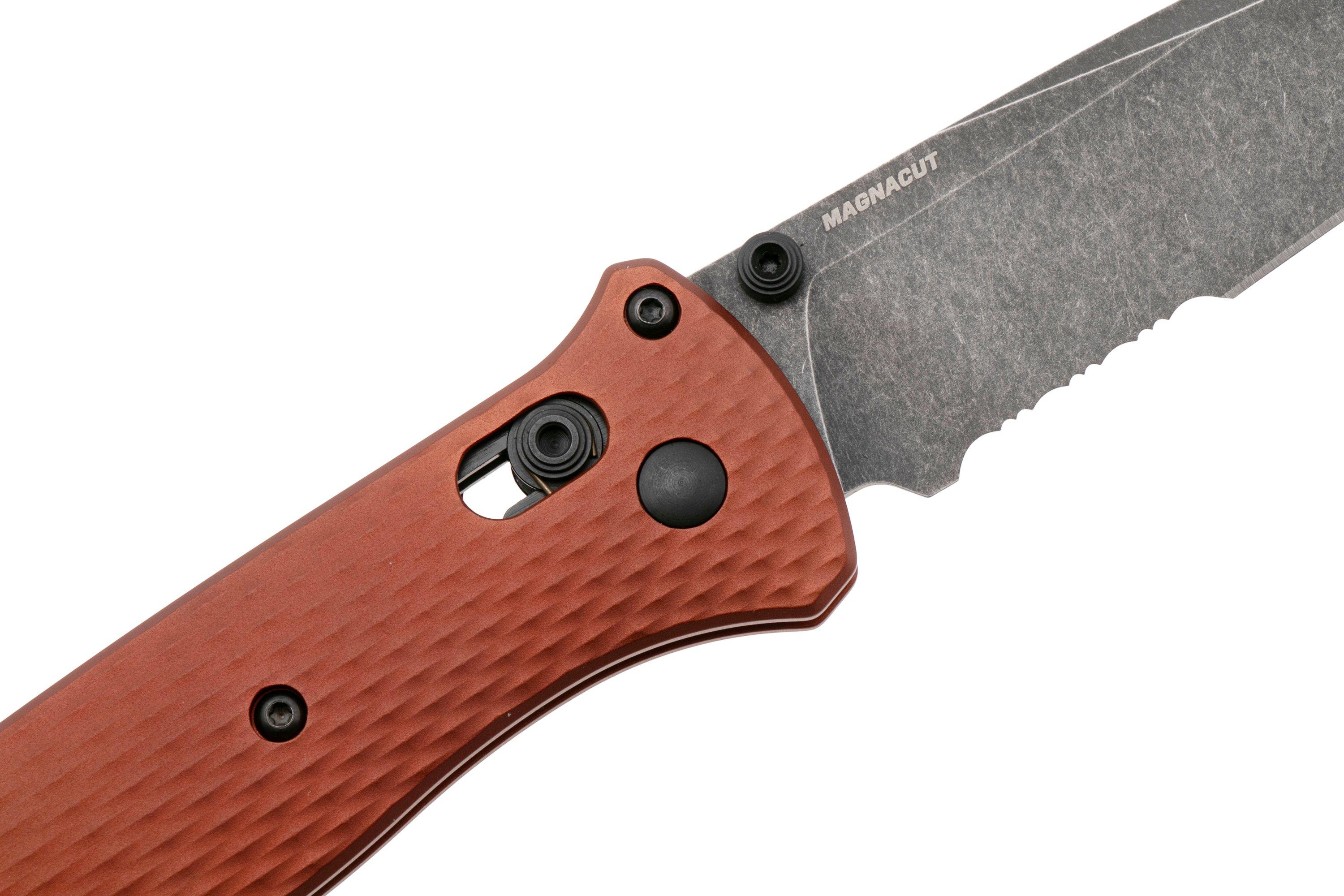 Benchmade Bailout 537SBK-07 Blackwashed Cerakote CPM Magnacut Tanto ...