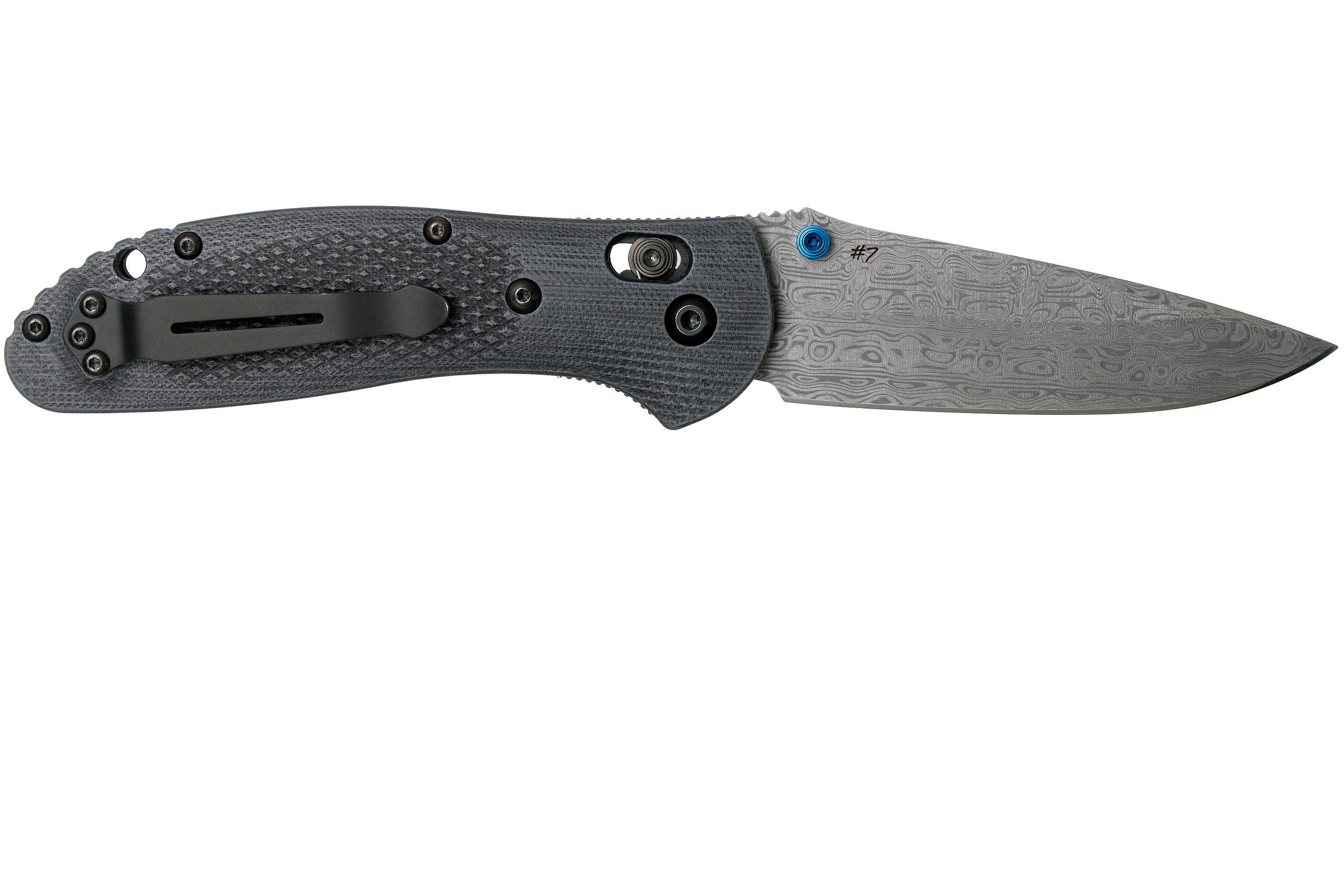 Benchmade 551-191 Gold GRIPTILIAN, Damasteel | Advantageously shopping ...