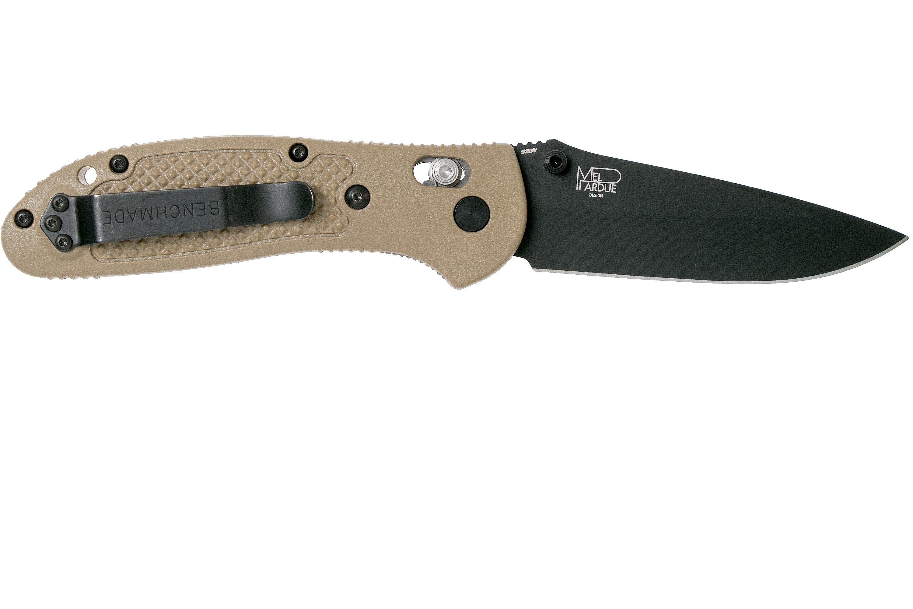 Benchmade Griptilian 551BKSN-S30V pocket knife, Mel Pardue design ...