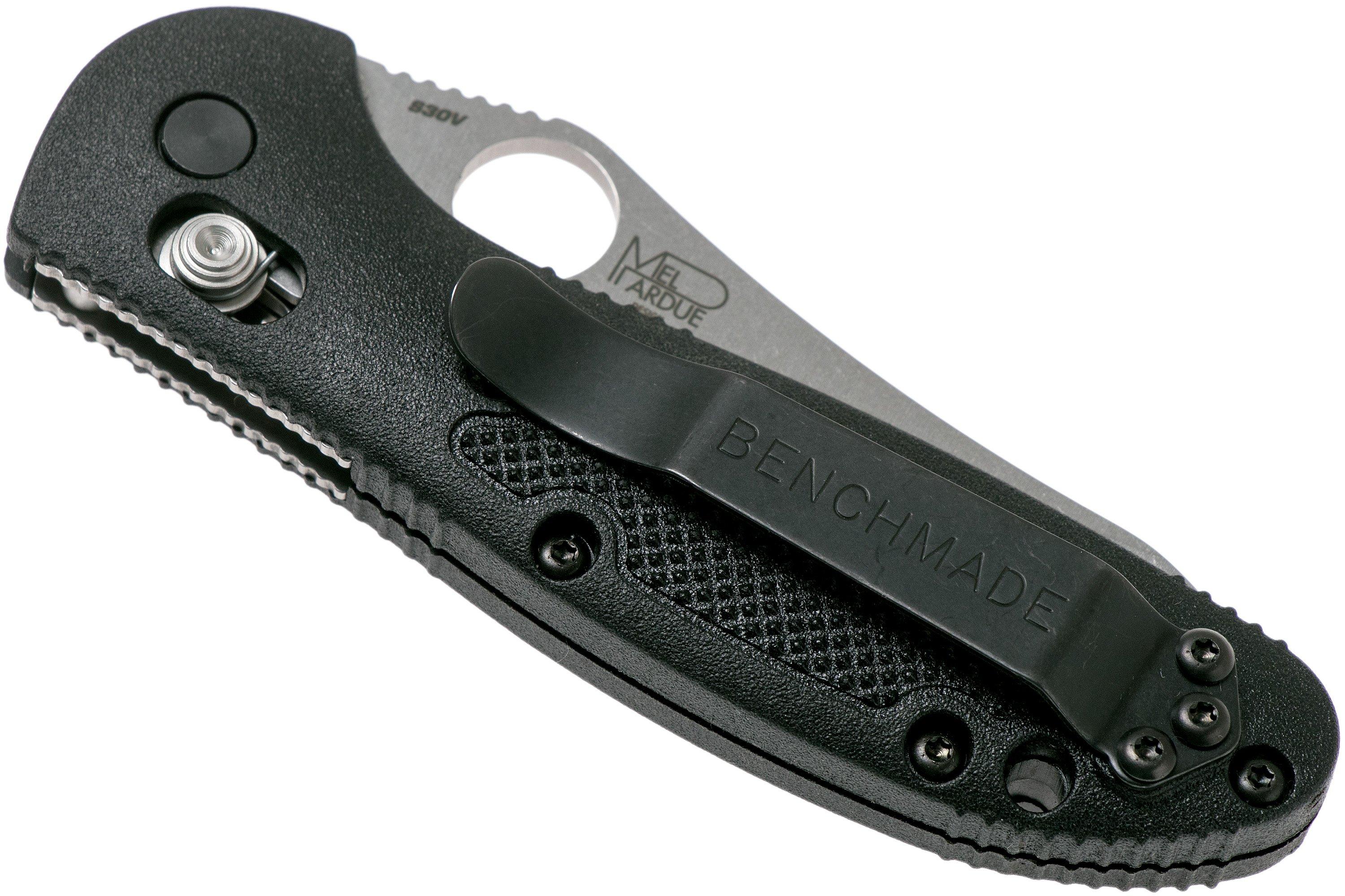 Benchmade Mini-Griptilian 555-S30V pocket knife, Mel Pardue design ...